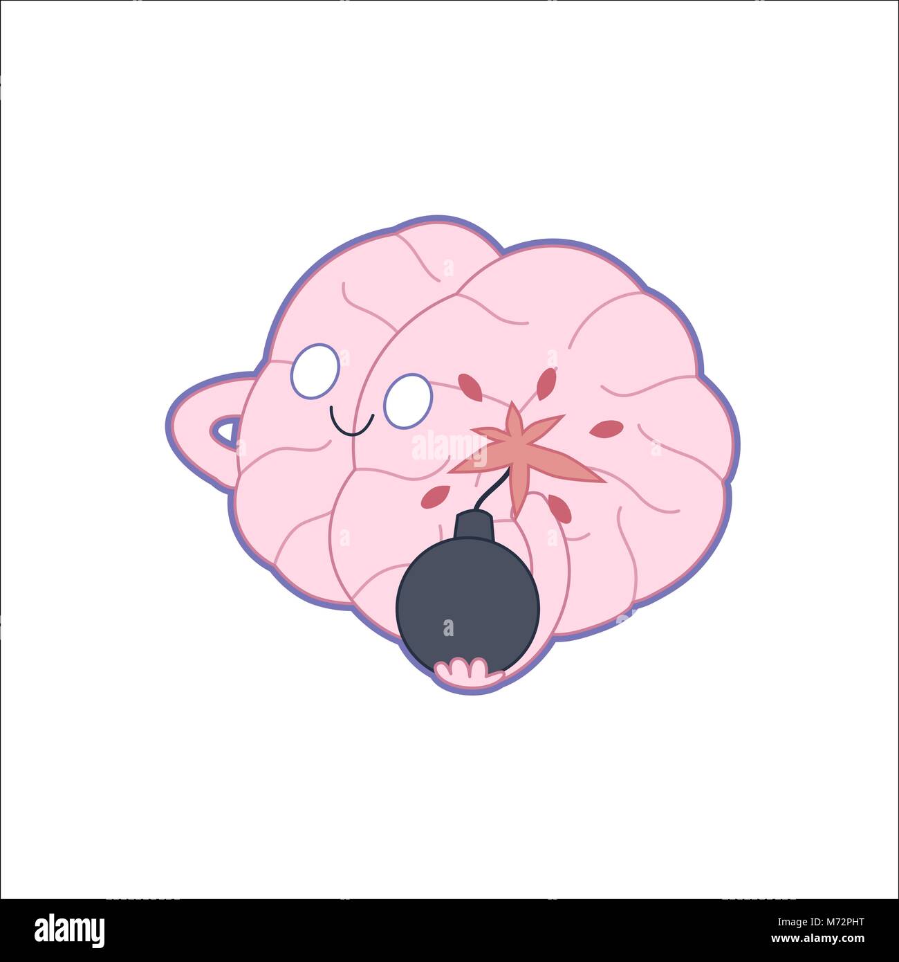 Brain Grenade Stock Vector Images - Alamy