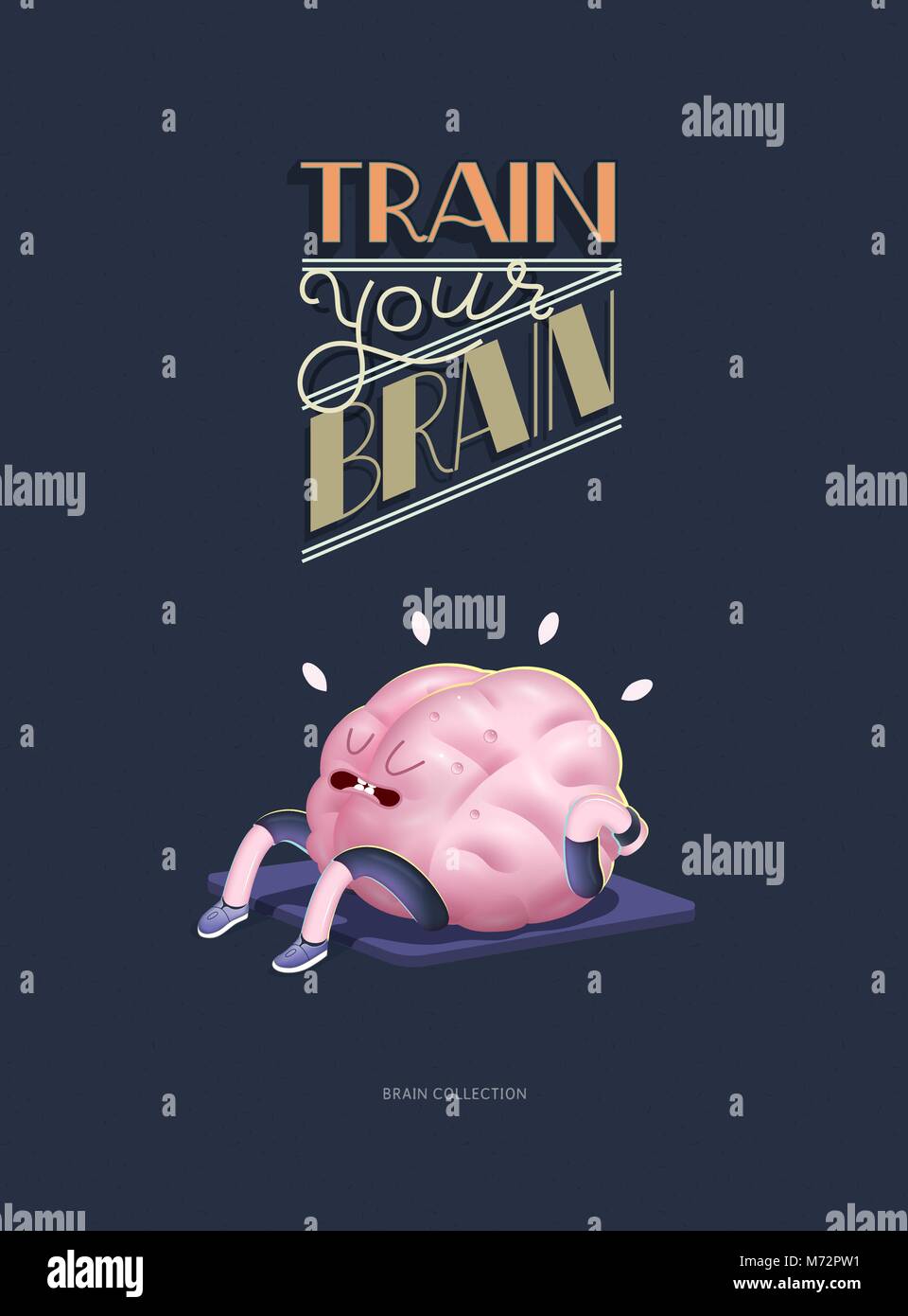 Cerebral activity Stock Vector Images - Alamy