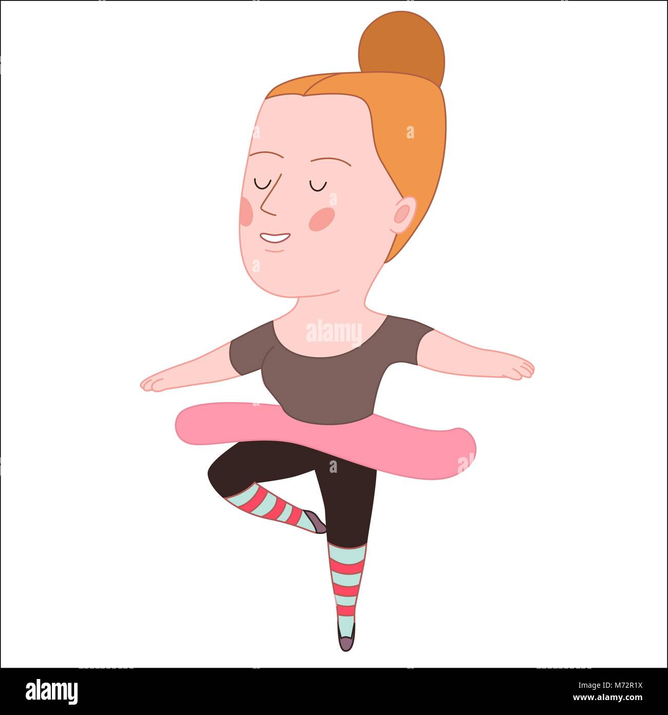 Dancer cartoon hi-res stock photography and images - Alamy