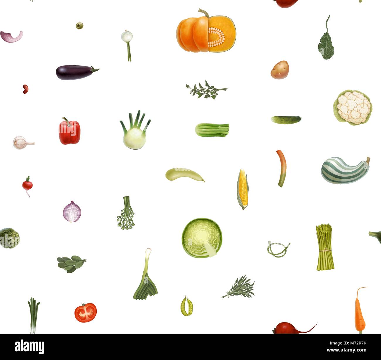 Vegetables small signs Stock Vector Image & Art - Alamy
