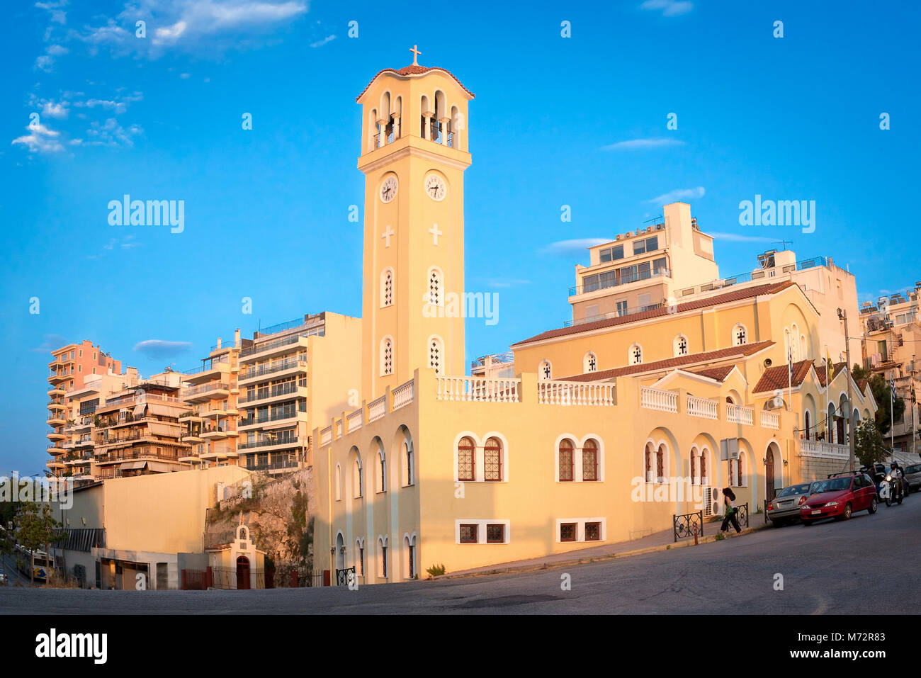 Piraeus port greek orthodox church hi-res stock photography and images ...