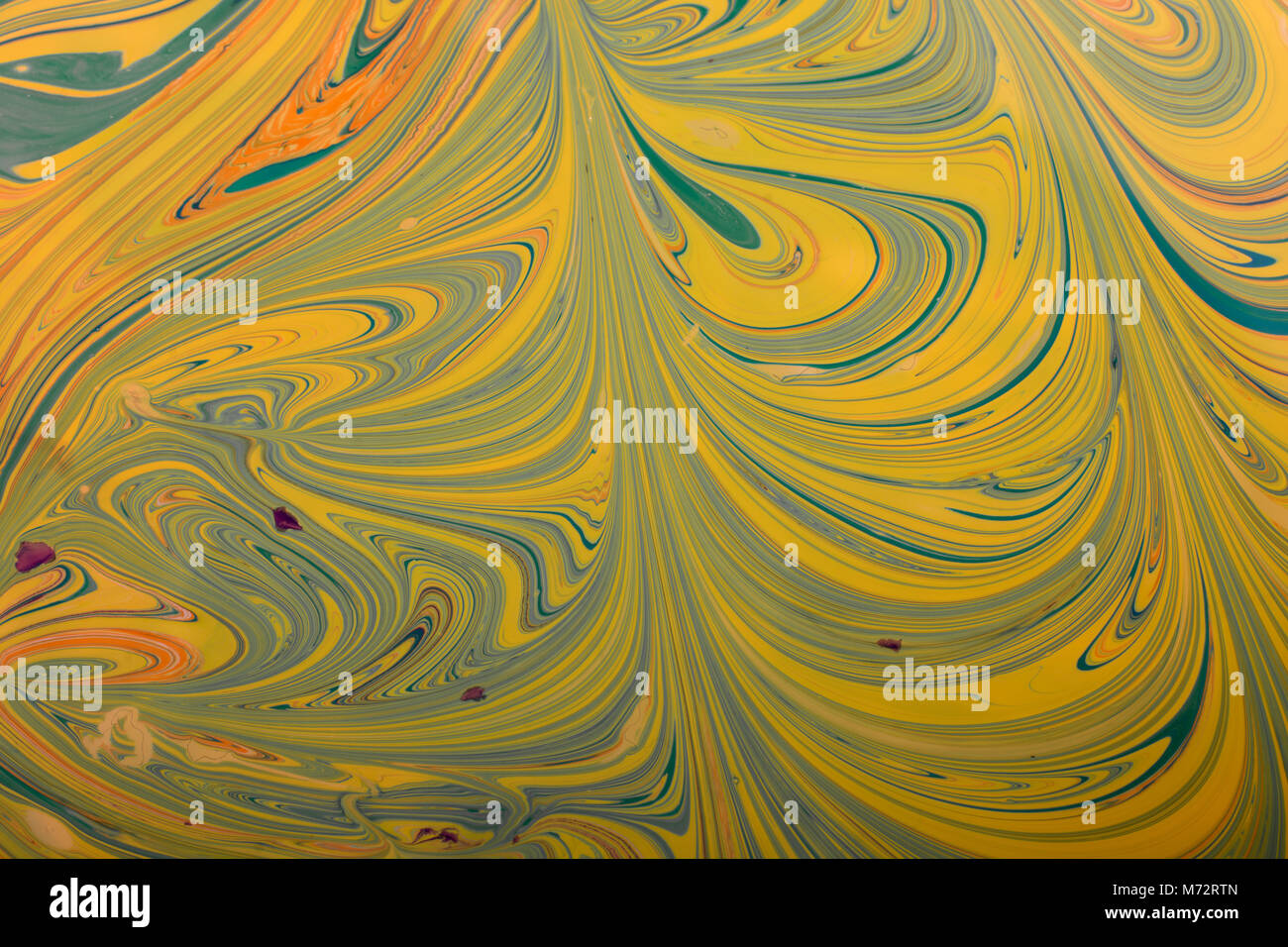 Traditional Turkish marbling artwork patterns as colorful abstract ...