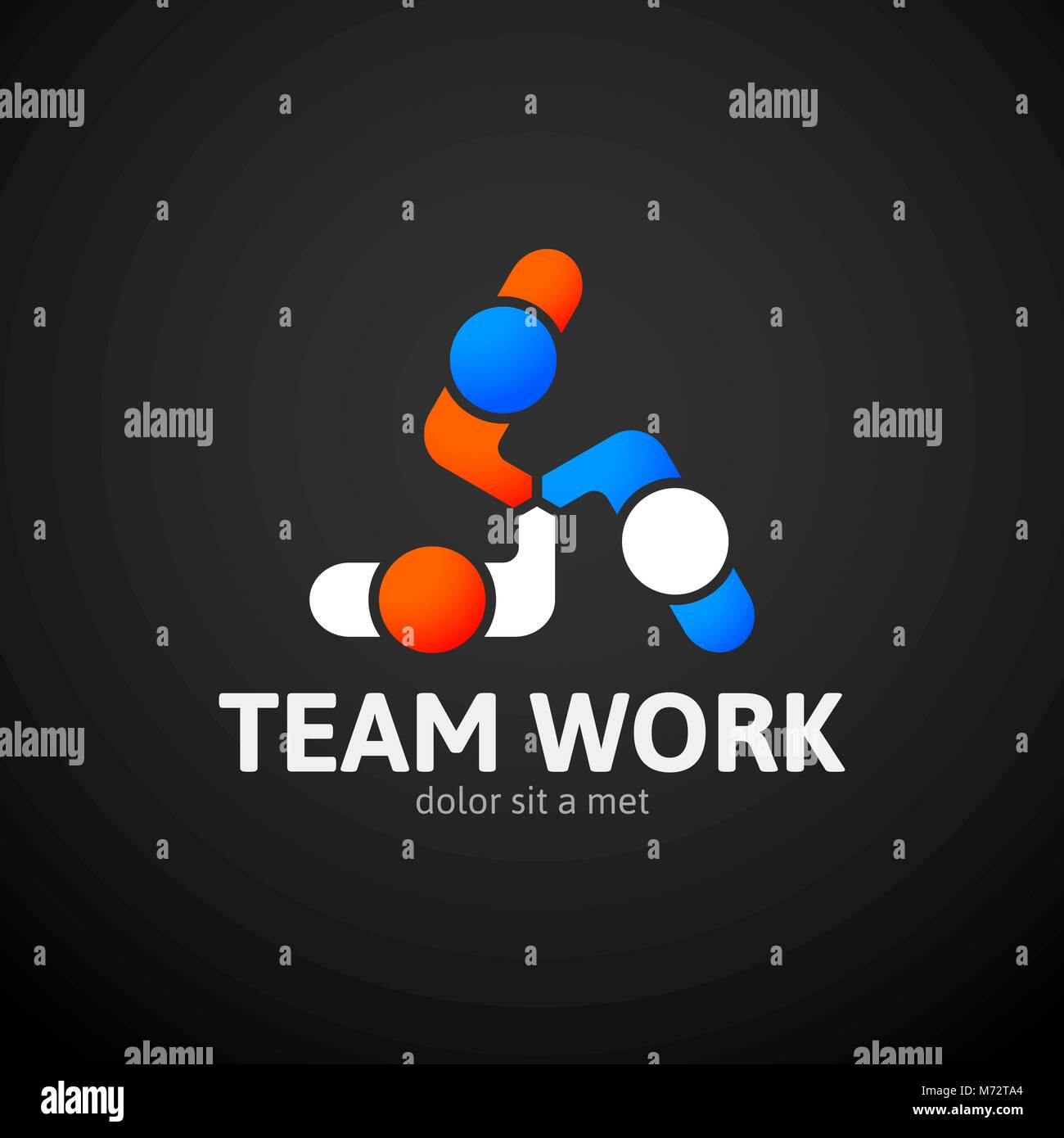 Handshake abstract logo vector design template Stock Vector Image & Art ...