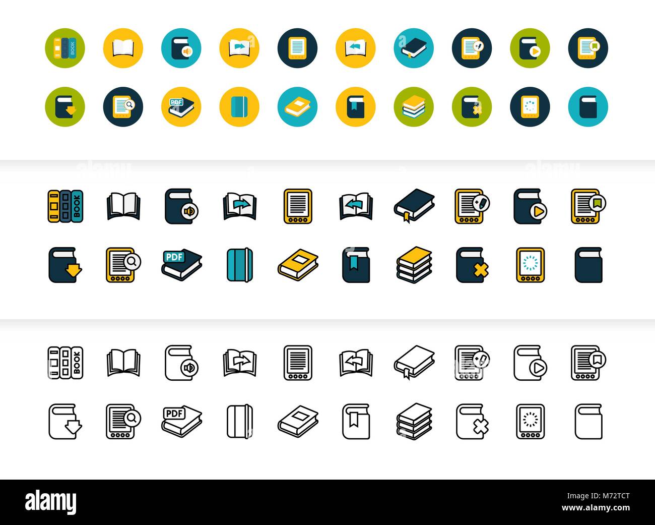 Black pdf icons Stock Vector Images - Alamy