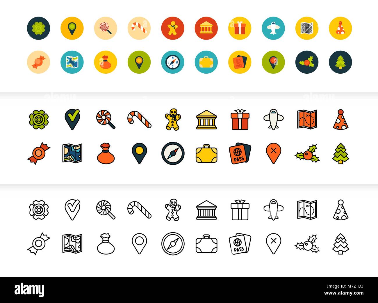 Black line logo tree Cut Out Stock Images & Pictures - Alamy