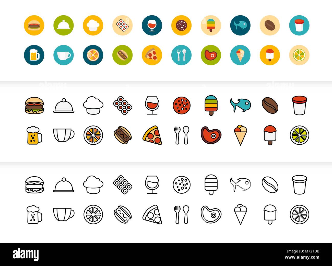 Slim line drink Stock Vector Images - Alamy