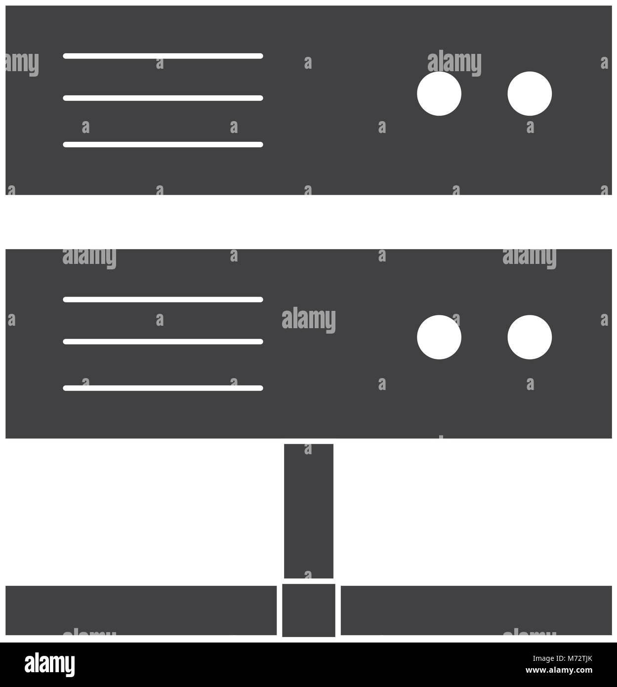 data center server icon vector illustration design Stock Vector Image ...