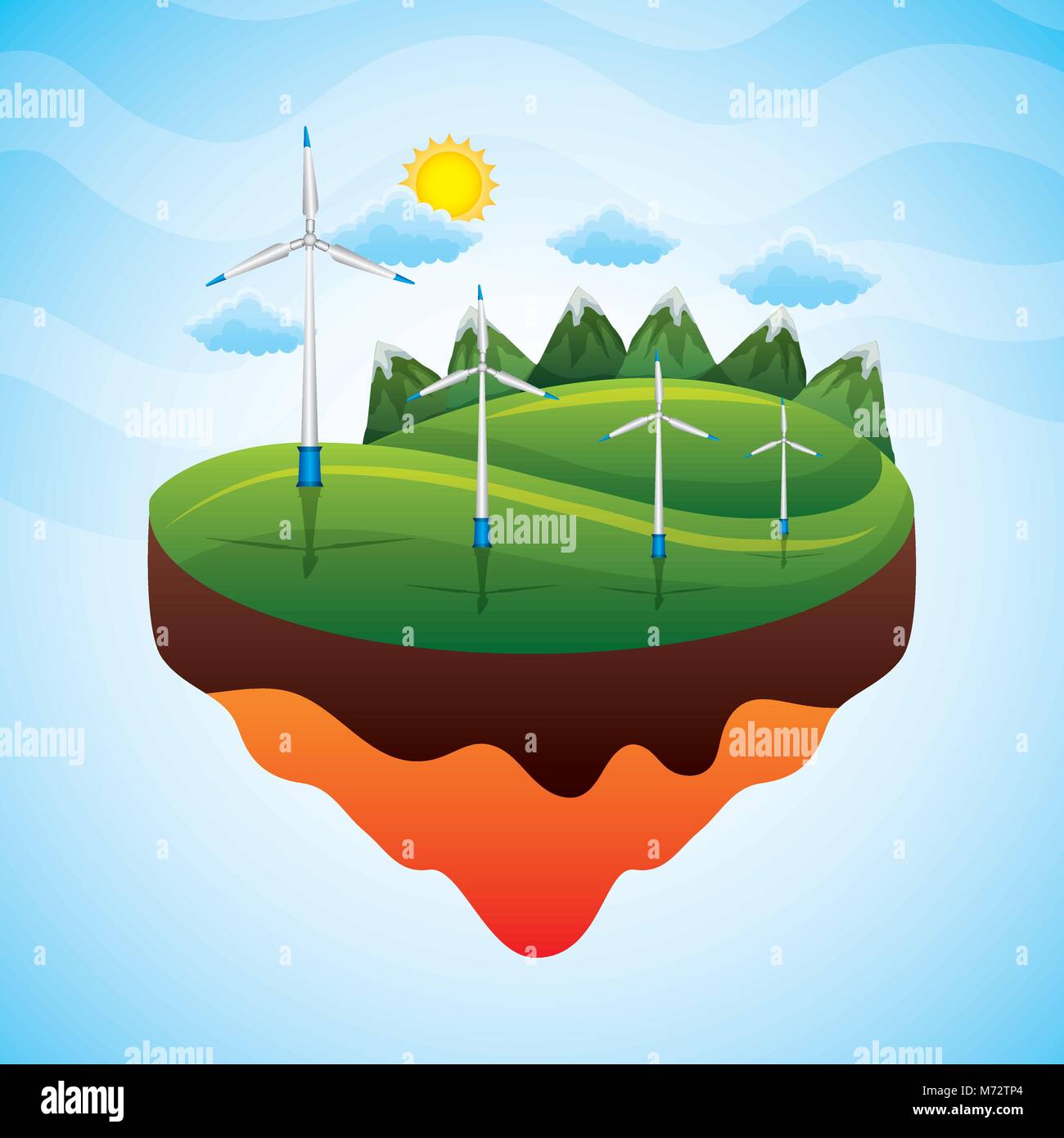 renewable energy clean design Stock Vector Image & Art - Alamy
