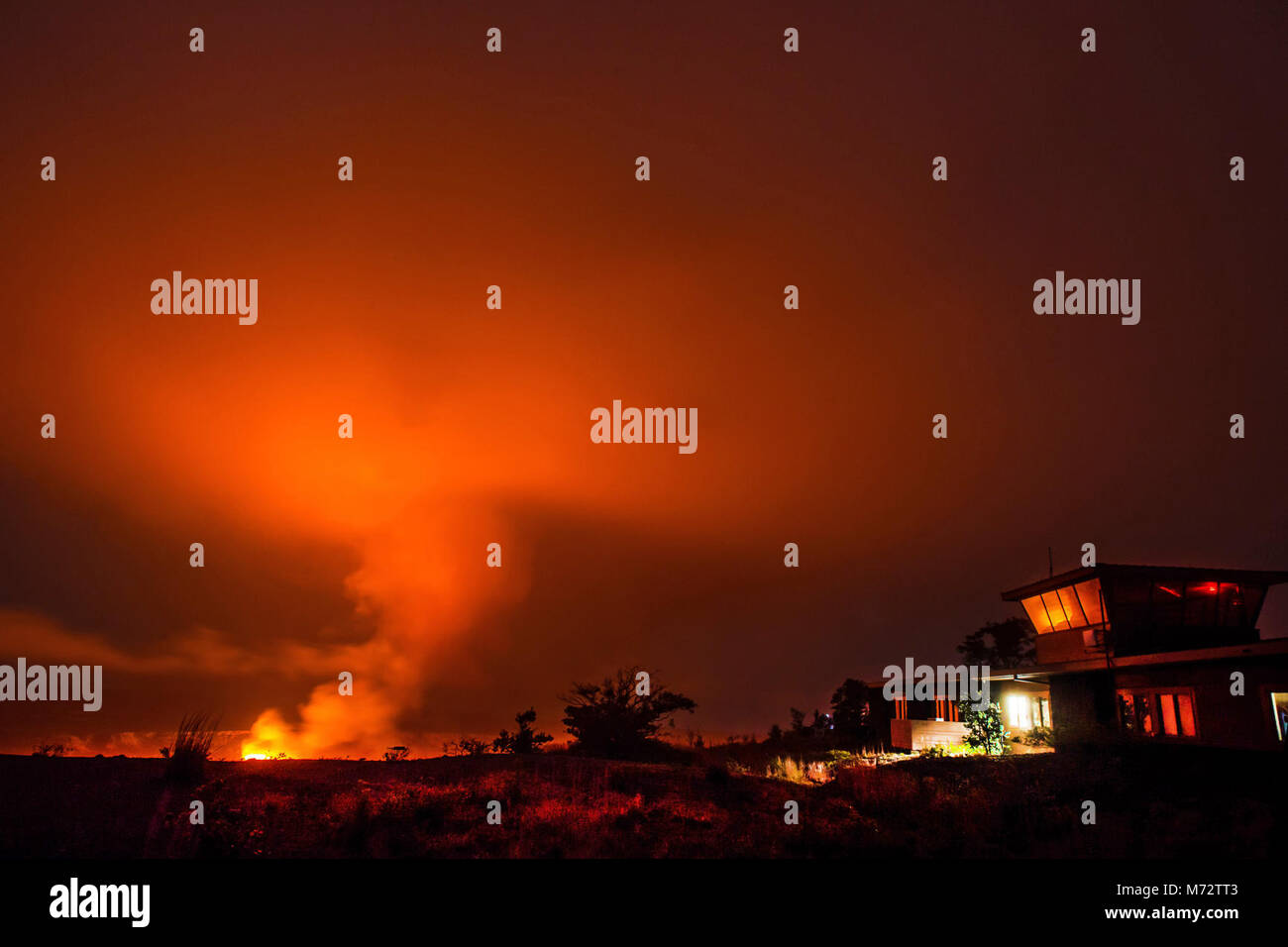 Halema‘uma‘u Crater and Jaggar Museum Stock Photo - Alamy