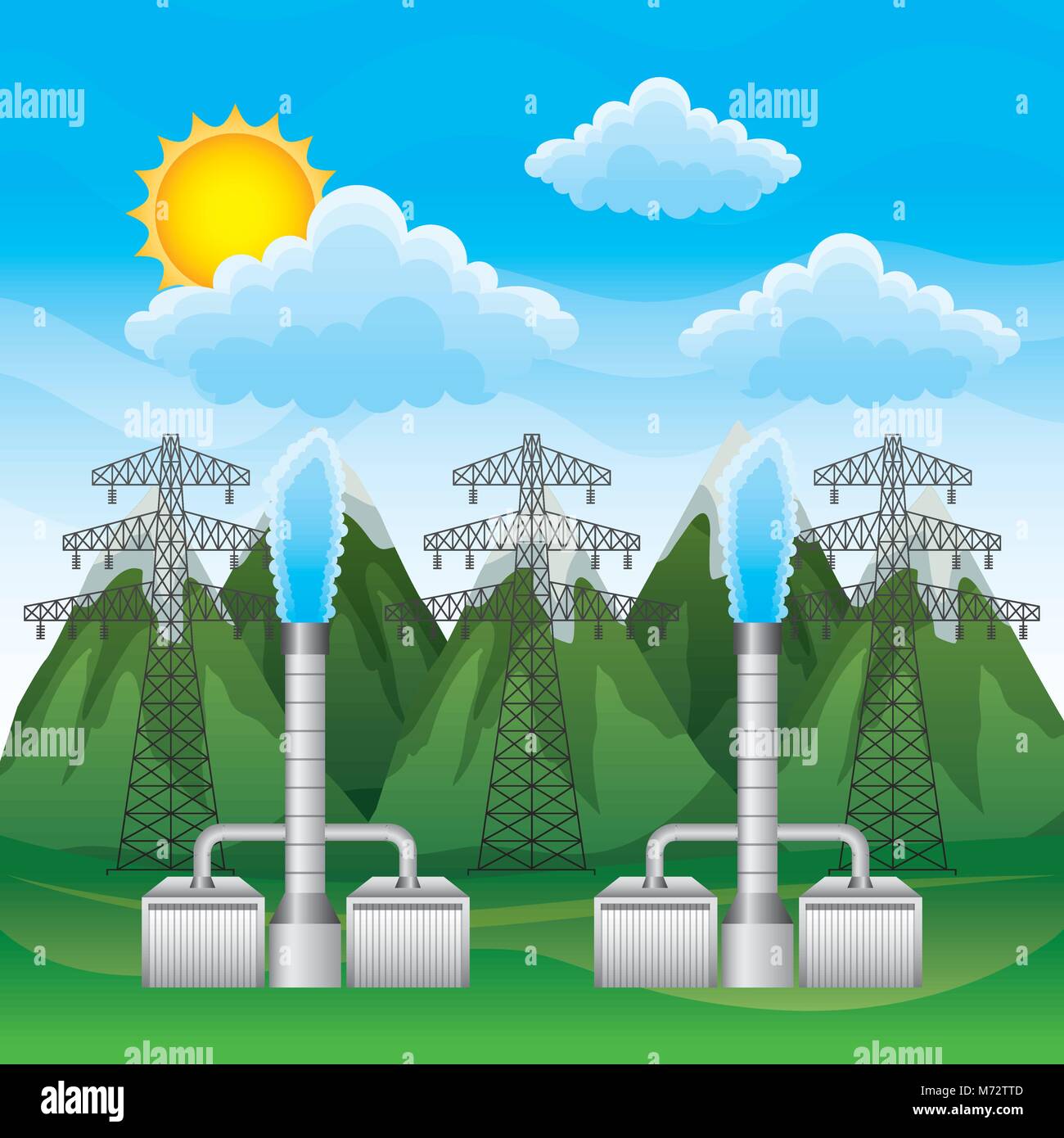 renewable energy clean design Stock Vector Image & Art - Alamy