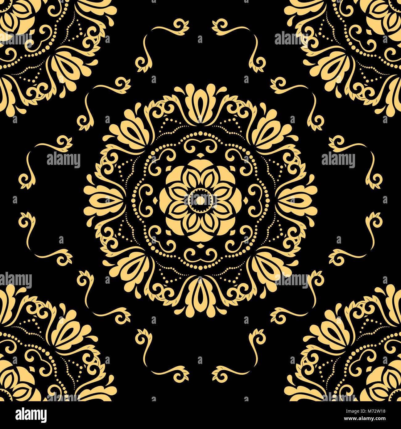 Orient Seamless Vector Background Stock Vector Image & Art - Alamy