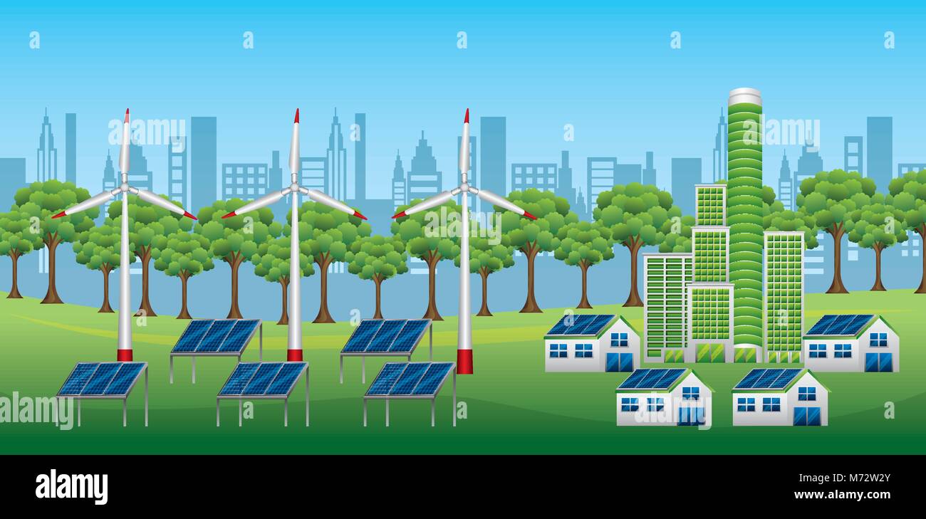 energy types ecological Stock Vector Image & Art - Alamy