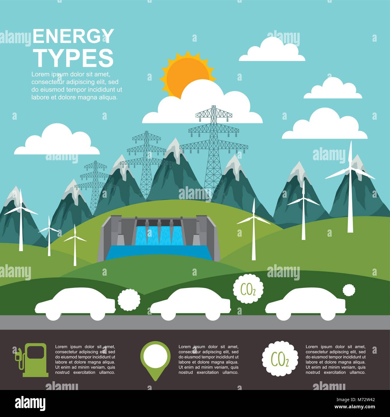 energy types ecological Stock Vector Image & Art - Alamy