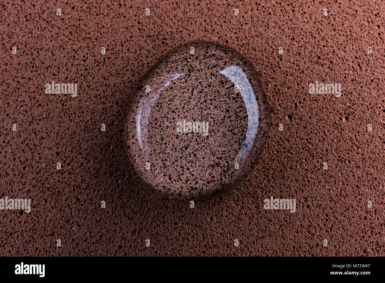 Round water drops in close-up view on background Stock Photo - Alamy