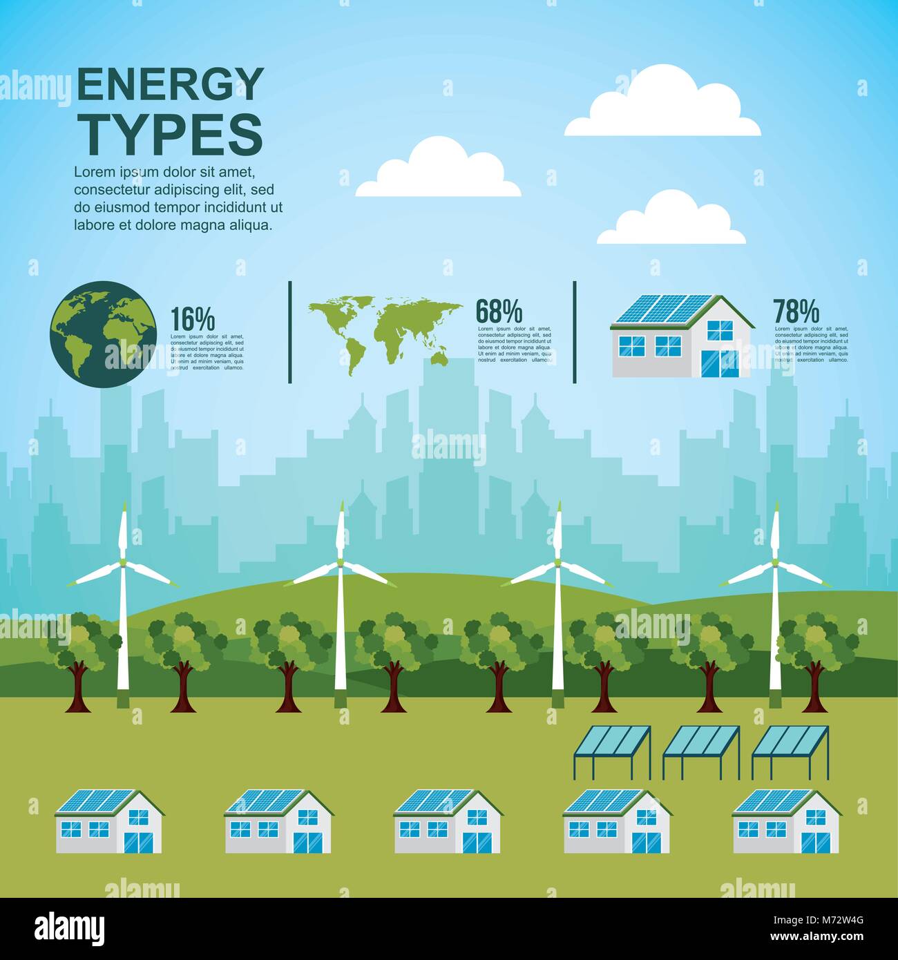 energy types ecological Stock Vector Image & Art - Alamy