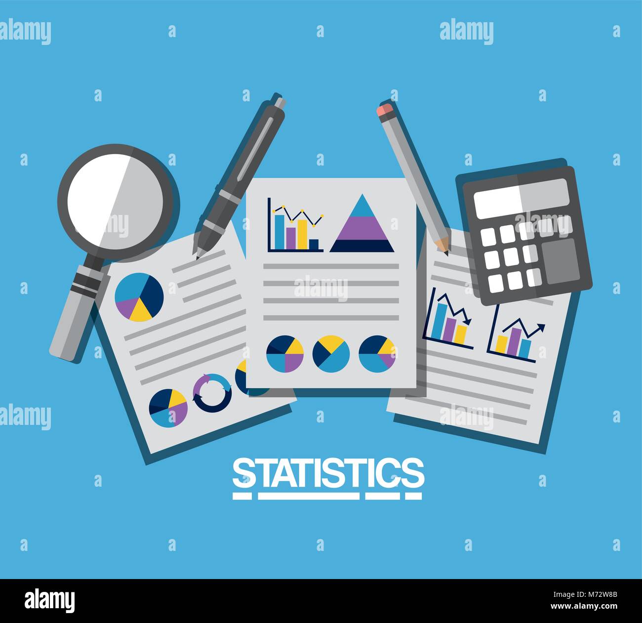statistics data business image Stock Vector Image & Art - Alamy