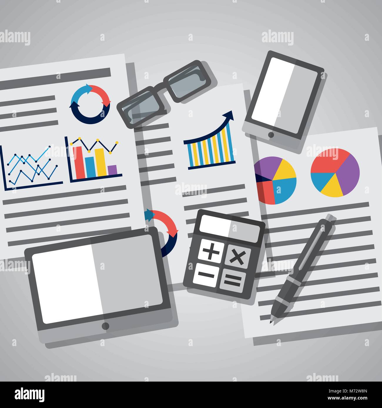 statistics data business image Stock Vector Image & Art - Alamy