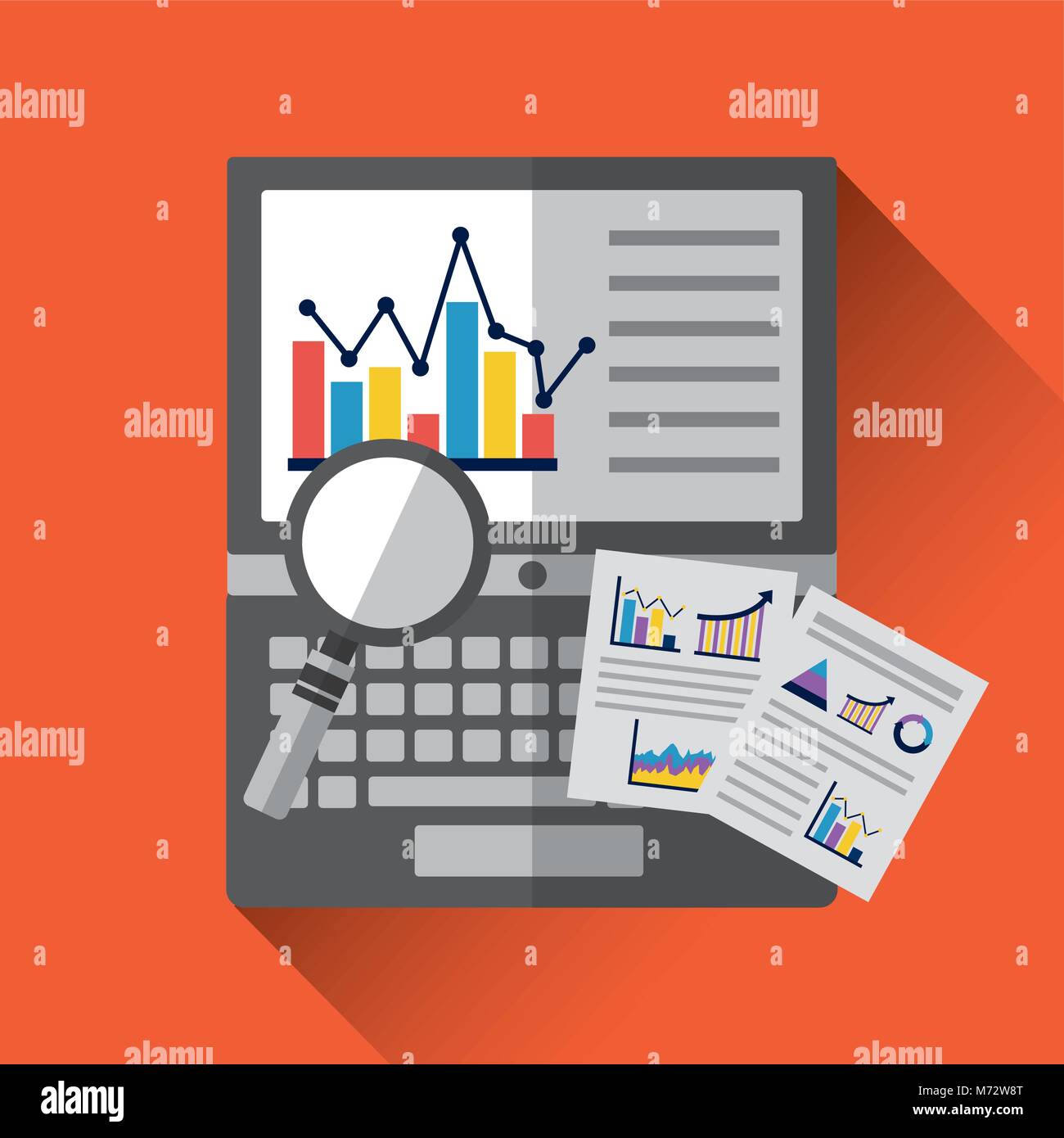 statistics data business image Stock Vector Image & Art - Alamy