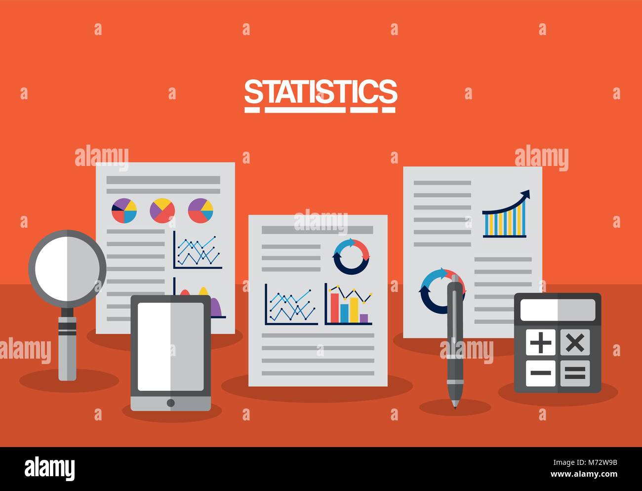 statistics data business image Stock Vector Image & Art - Alamy