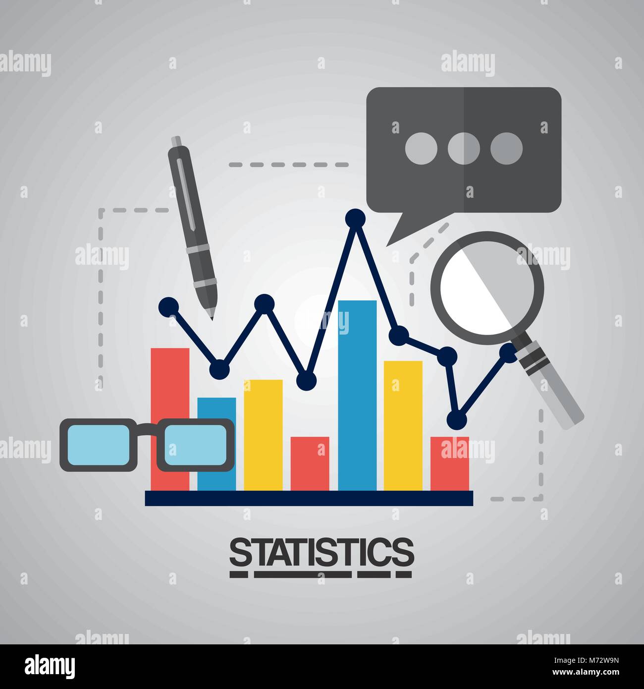 statistics data business image Stock Vector Image & Art - Alamy