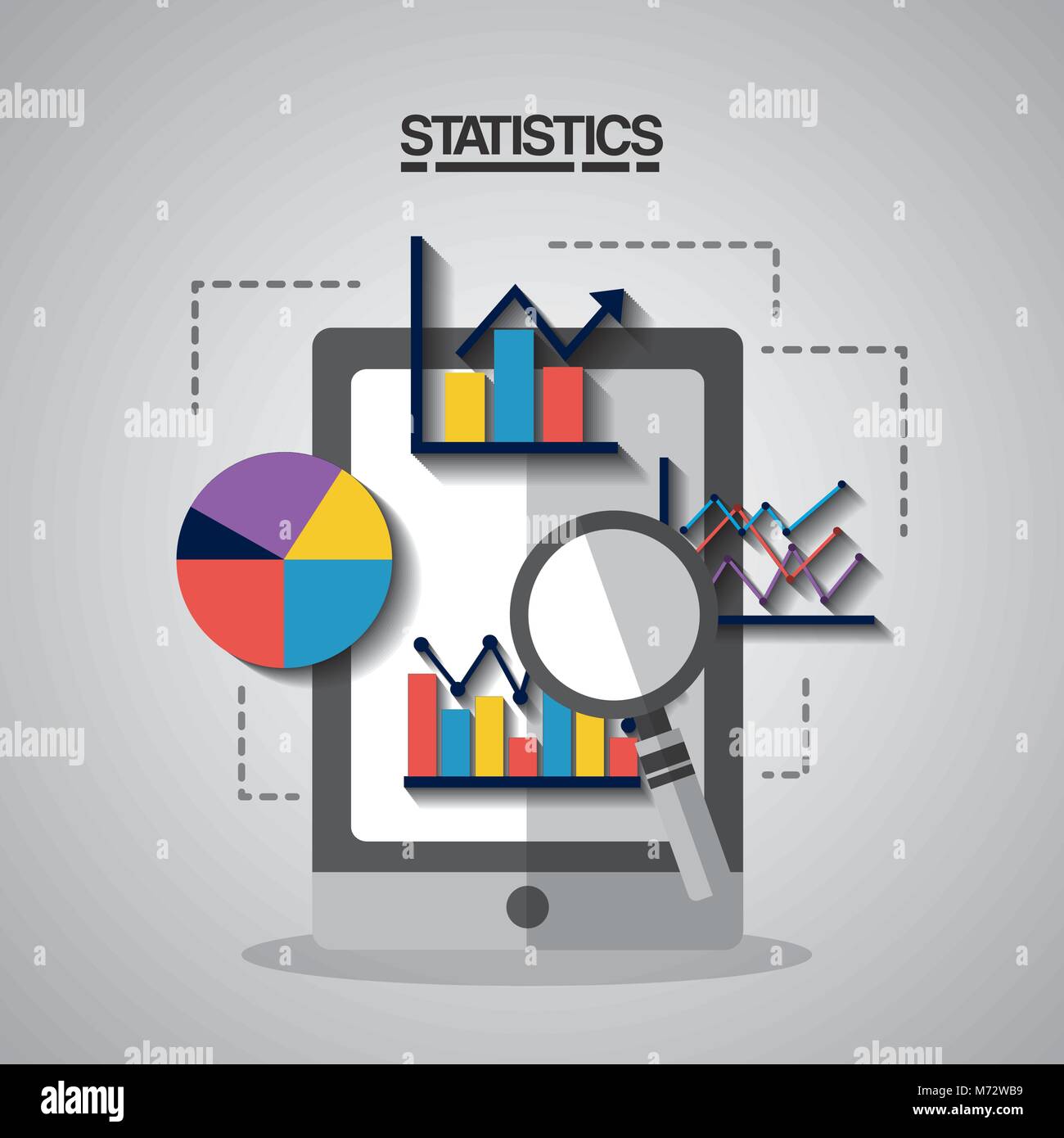 statistics data business image Stock Vector Image & Art - Alamy