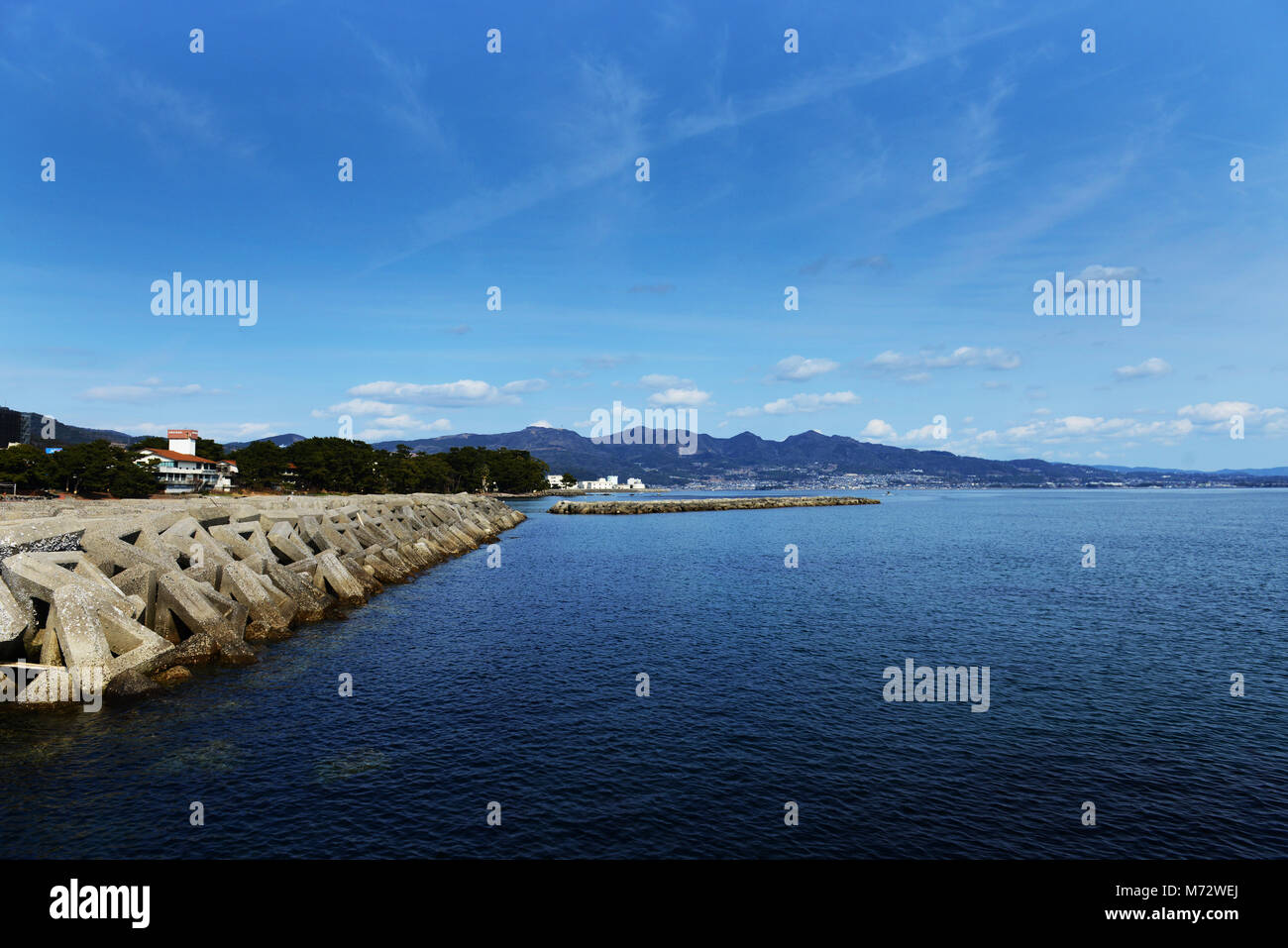 A scenic coastline view in Beppu, Japan Stock Photo - Alamy