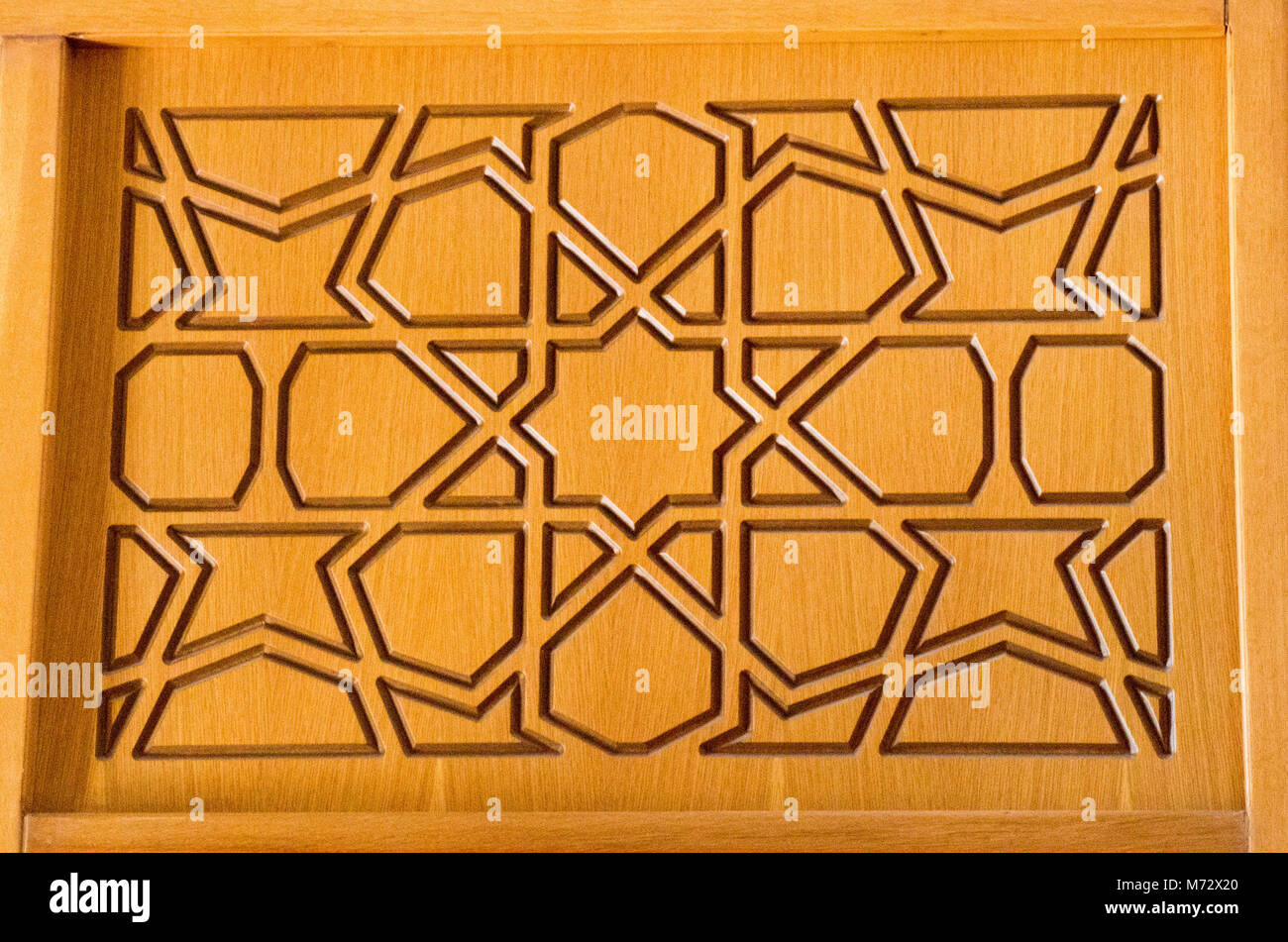 Ottoman Turkish art with geometric patterns on surfaces Stock Photo - Alamy