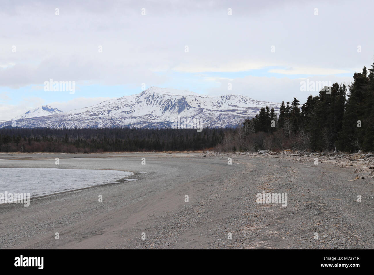 Naknek Lake beach Stock Photo - Alamy