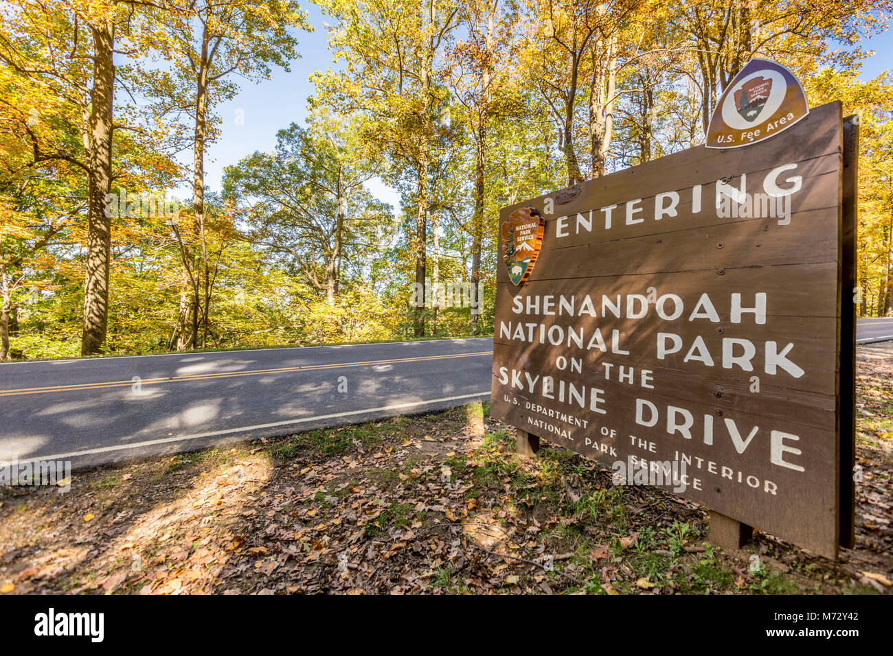 Now Entering Sign Stock Photo - Alamy