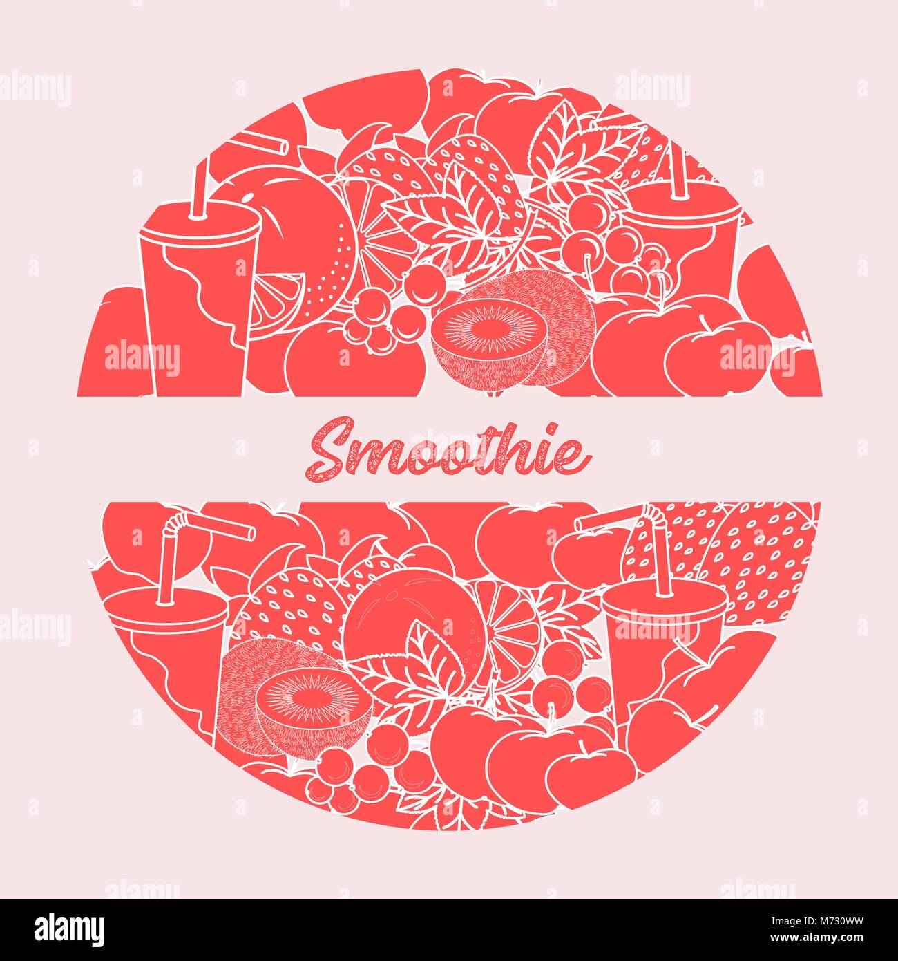 Smoothie and ingredients for making smoothie. Healthy eating habits ...