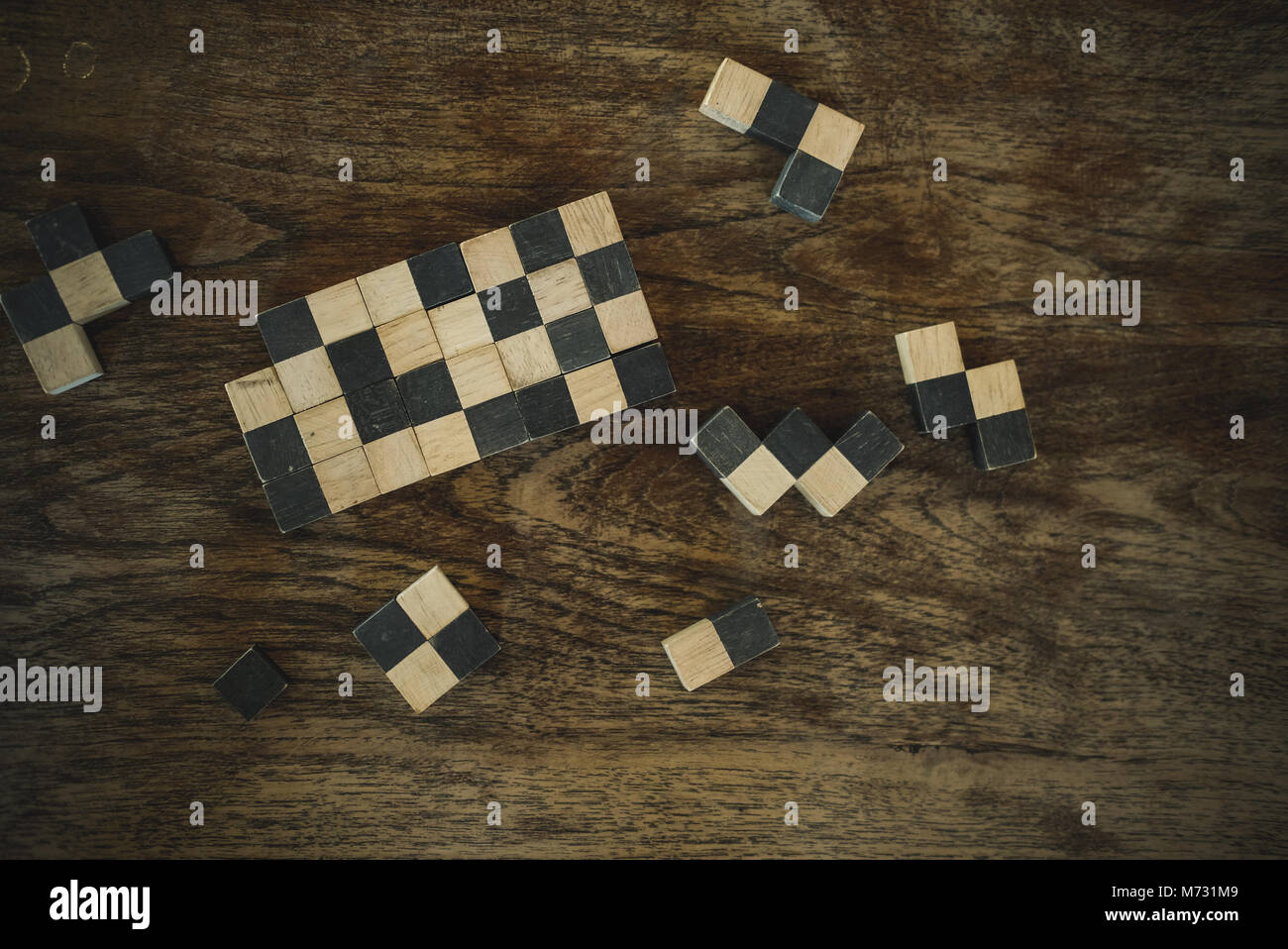 Block puzzle hi-res stock photography and images - Alamy