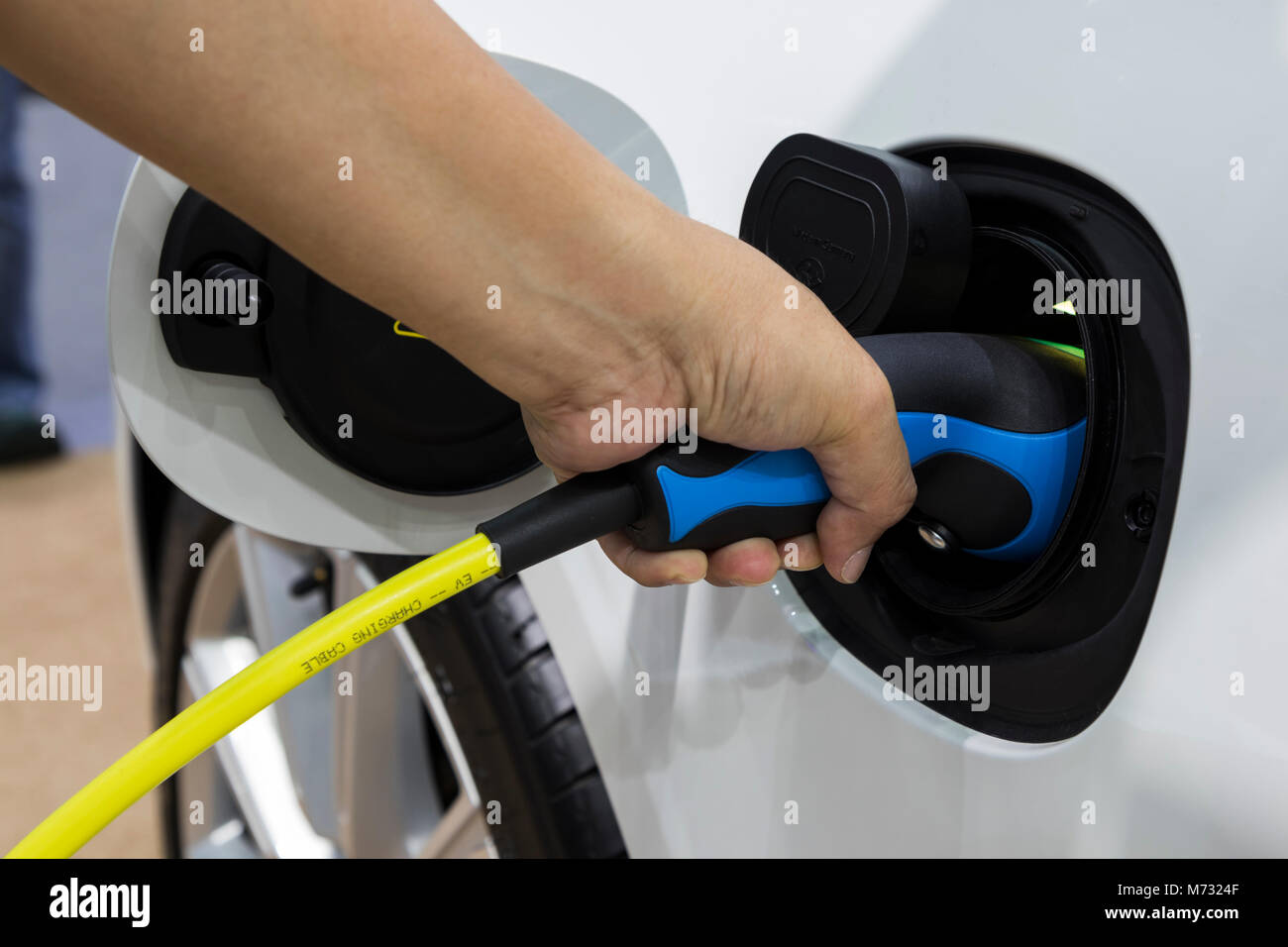 Electric Vehecle ( EV ) charger ; selective focus Stock Photo - Alamy