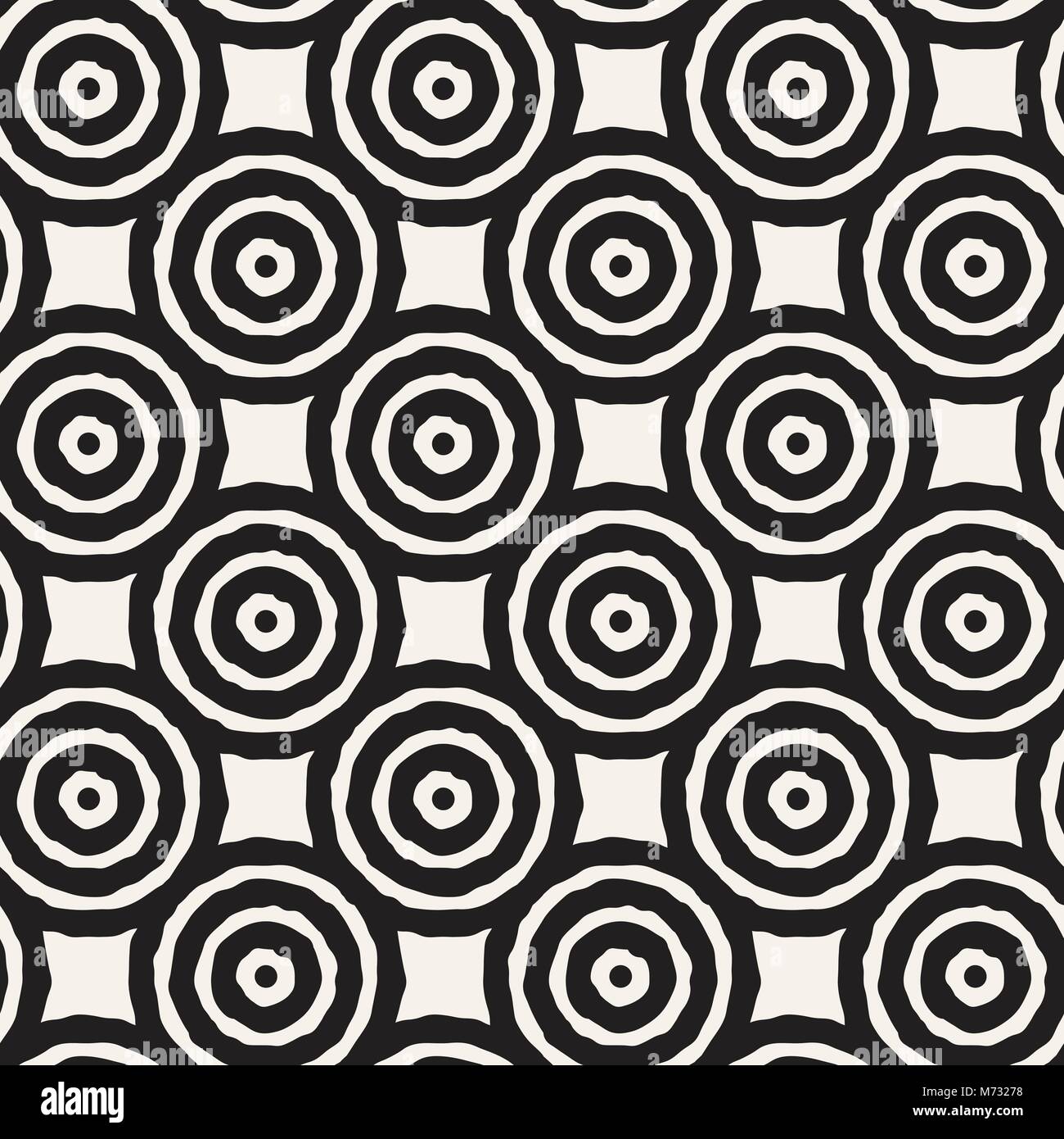 Seamless abstract hand drawn pattern. Vector freehand lines background ...