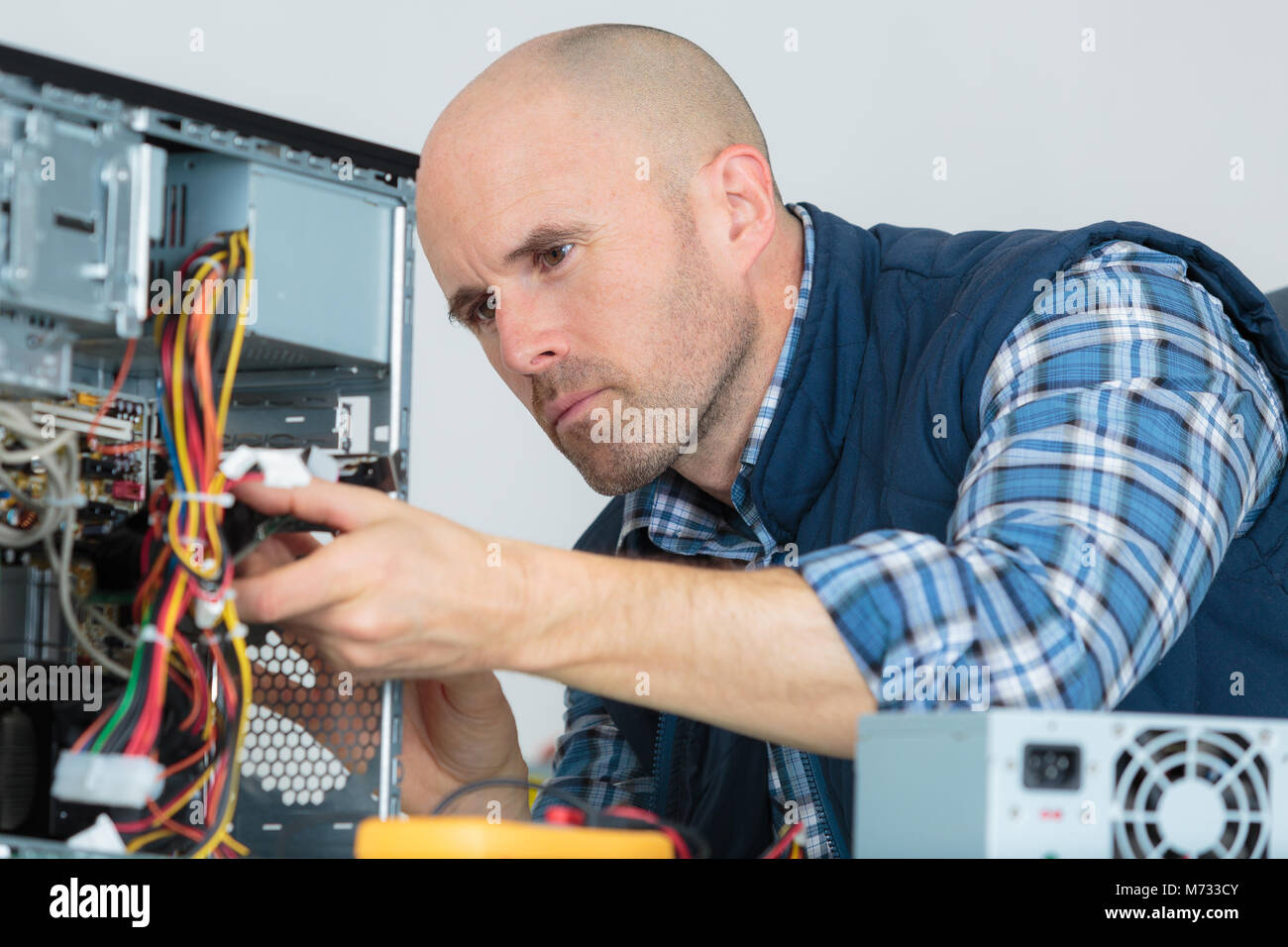 fixing the CPU Stock Photo - Alamy