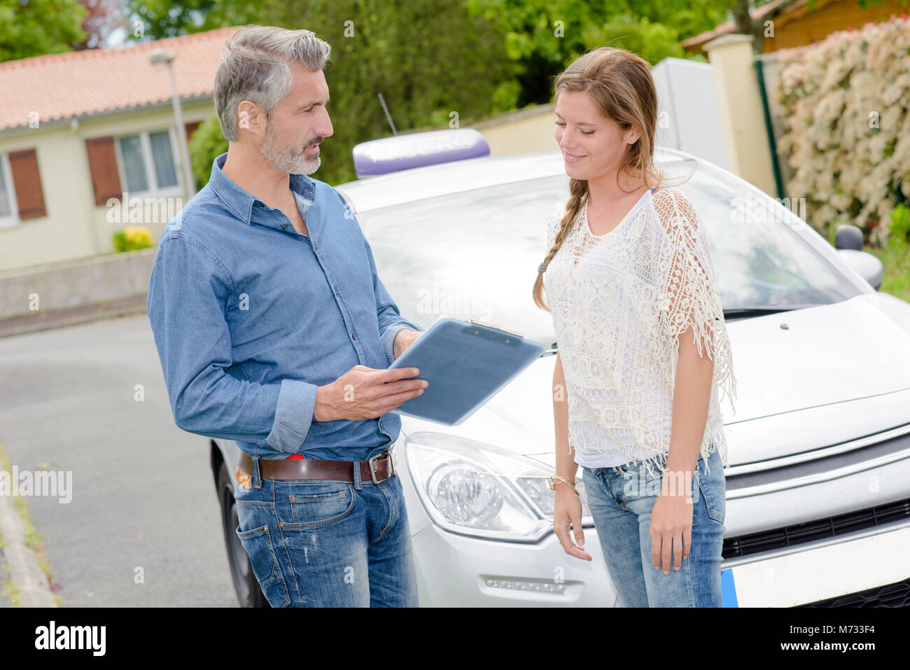 Student learner driver hi-res stock photography and images - Alamy