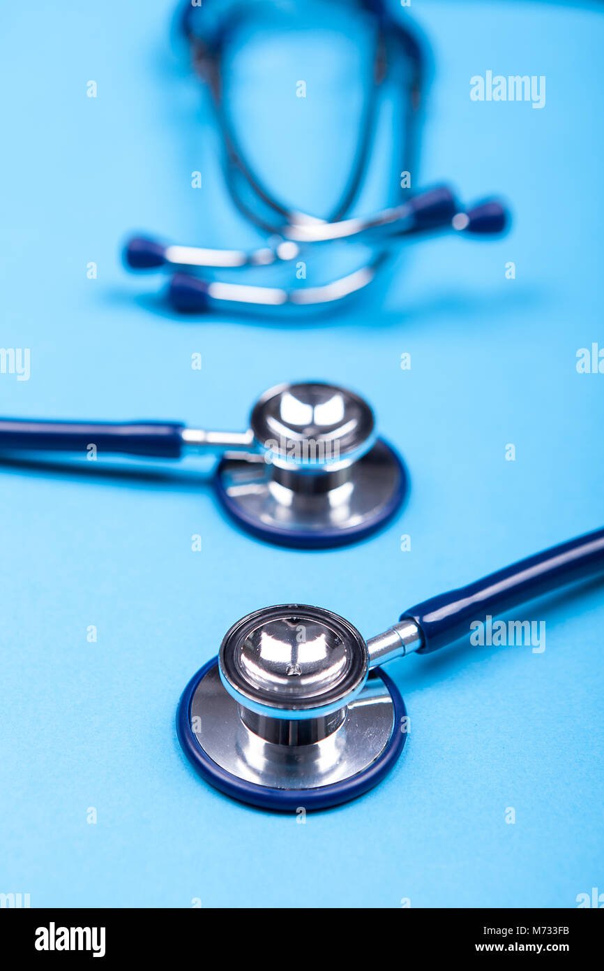 Two stethoscopes hi-res stock photography and images - Alamy