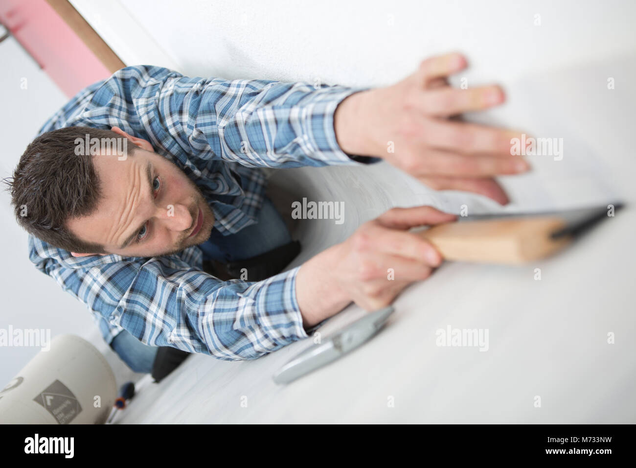 making a gap Stock Photo - Alamy
