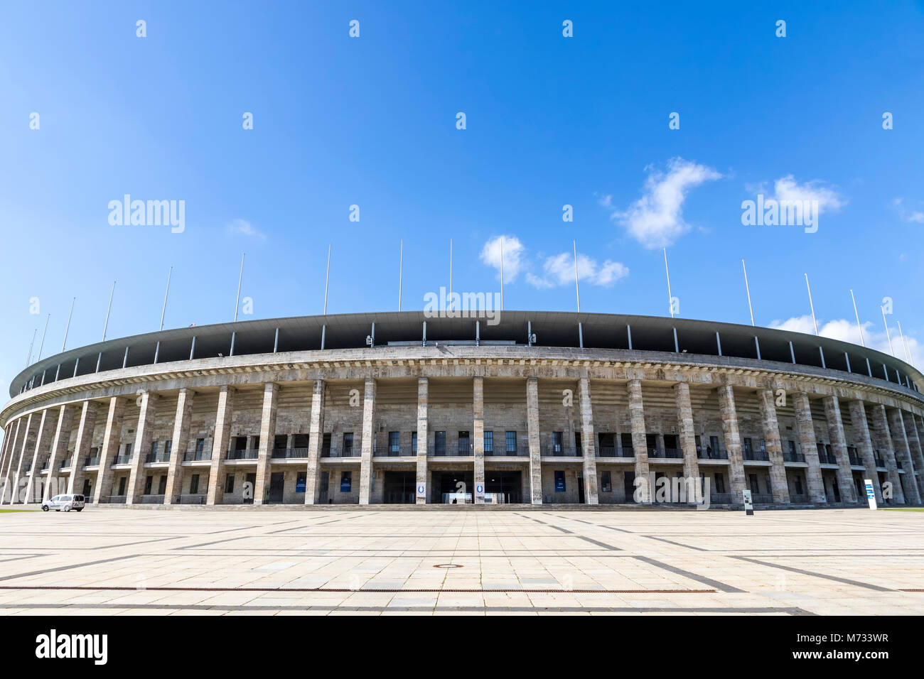 Entrance olympic stadium olympiastadion berlin hi-res stock photography ...