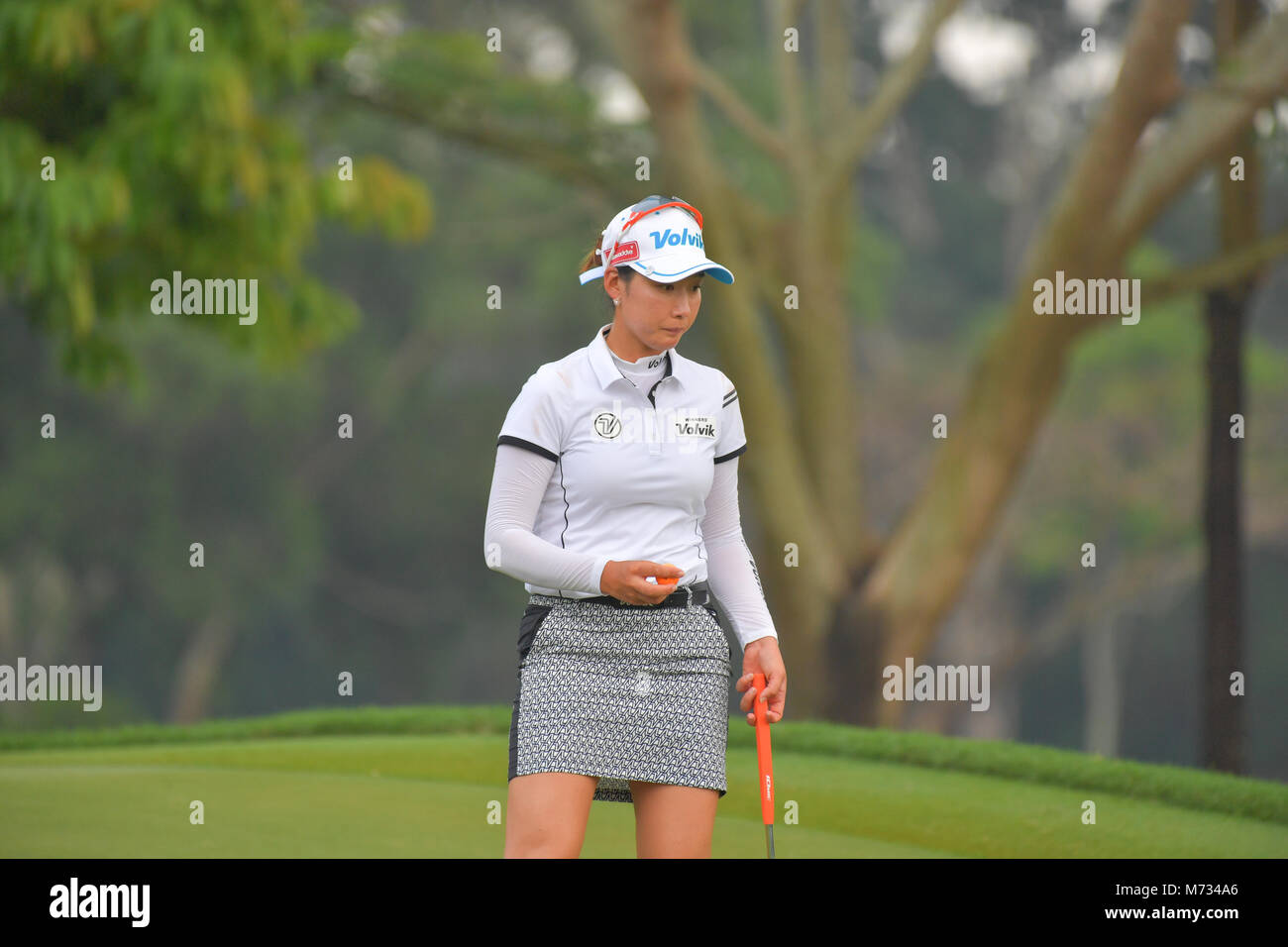 Chella Choi of Republic of Korea in Honda LPGA Thailand 2018 at Siam ...