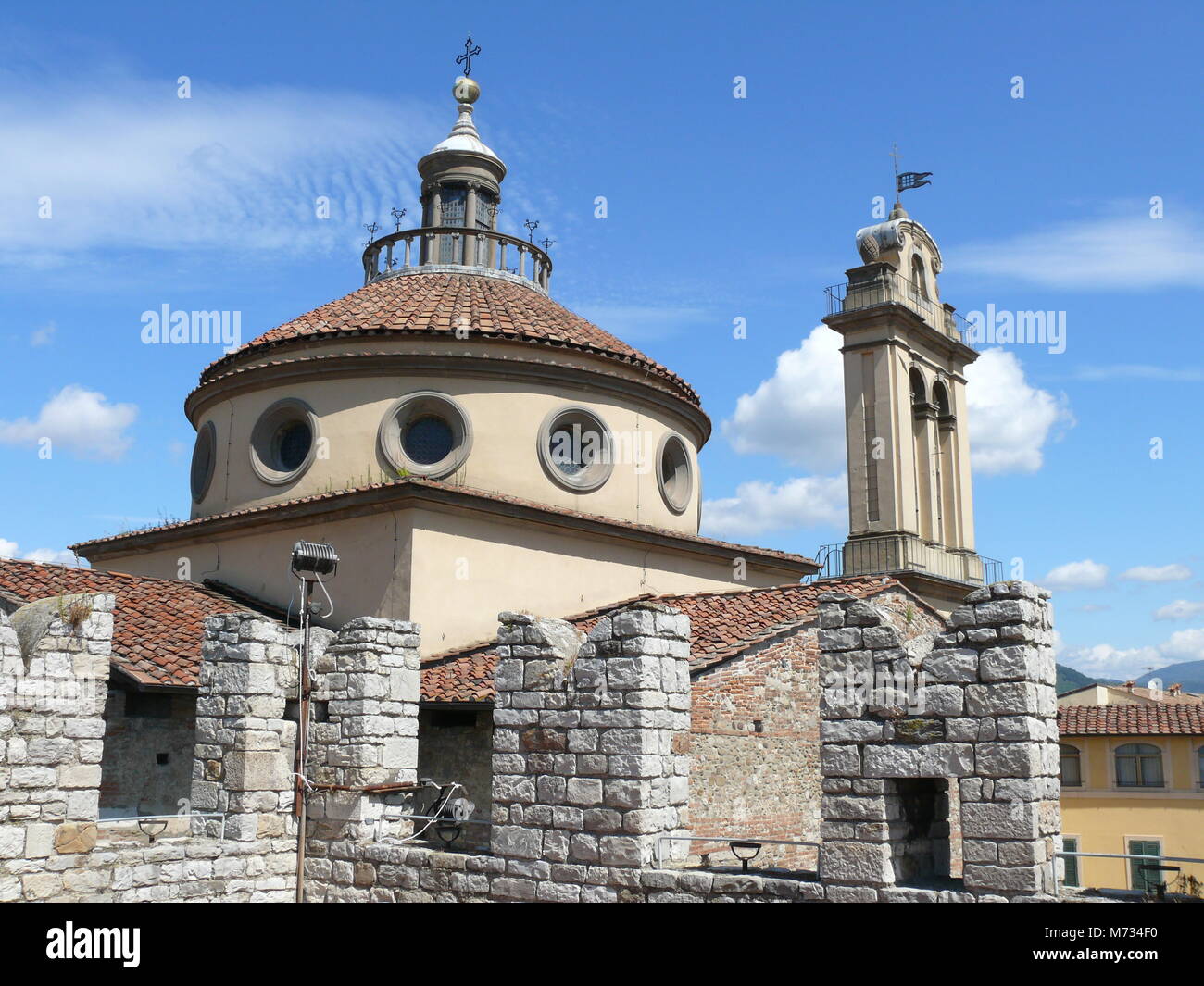 Beautiful church in Prato, Italy Stock Photo - Alamy