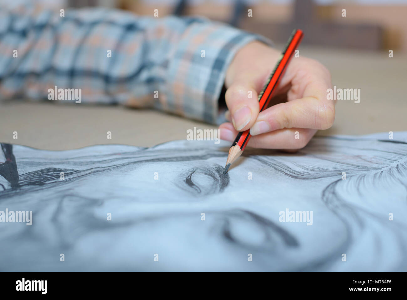 artist at work Stock Photo - Alamy