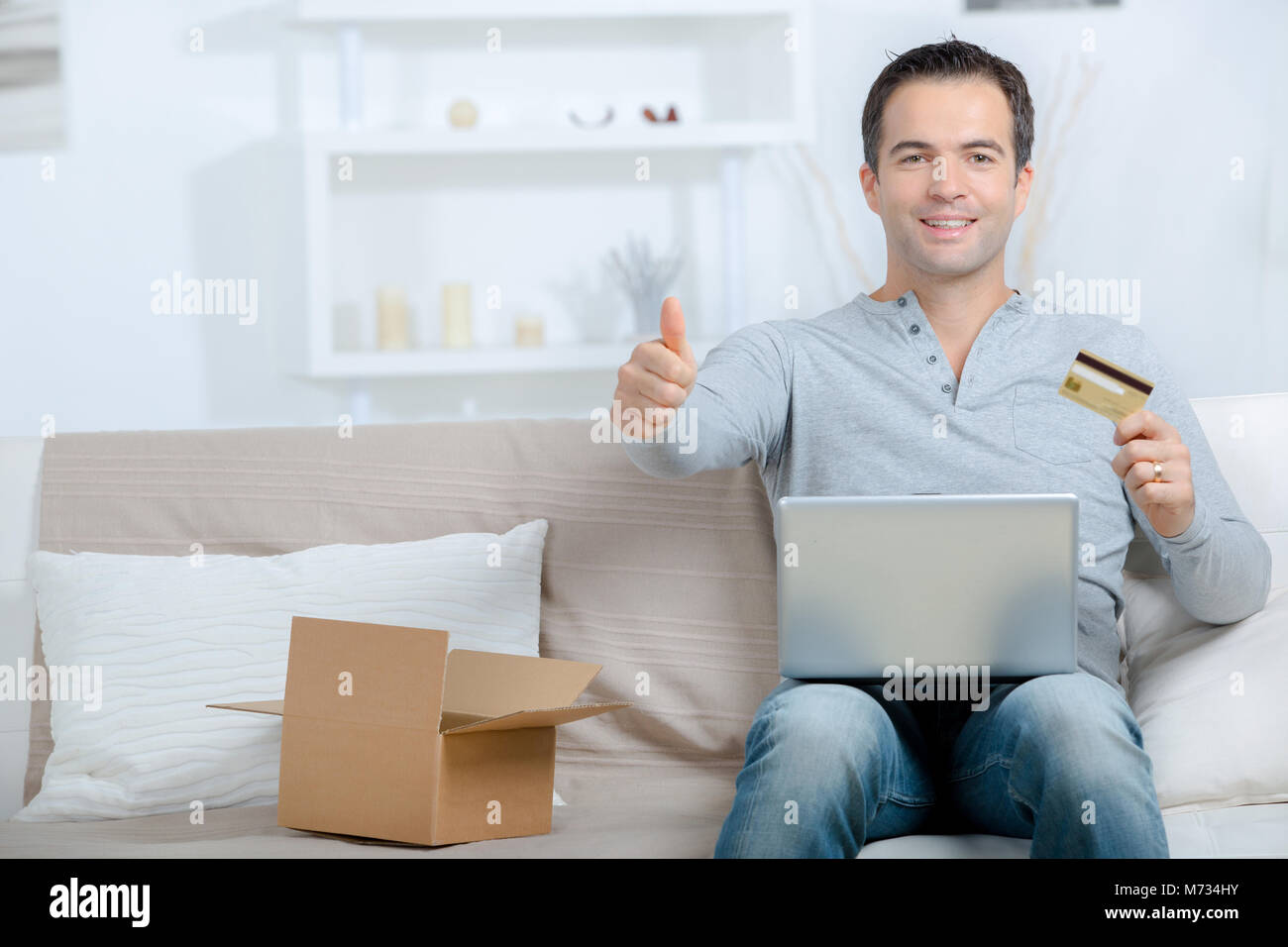 buying online is faster and easier Stock Photo - Alamy