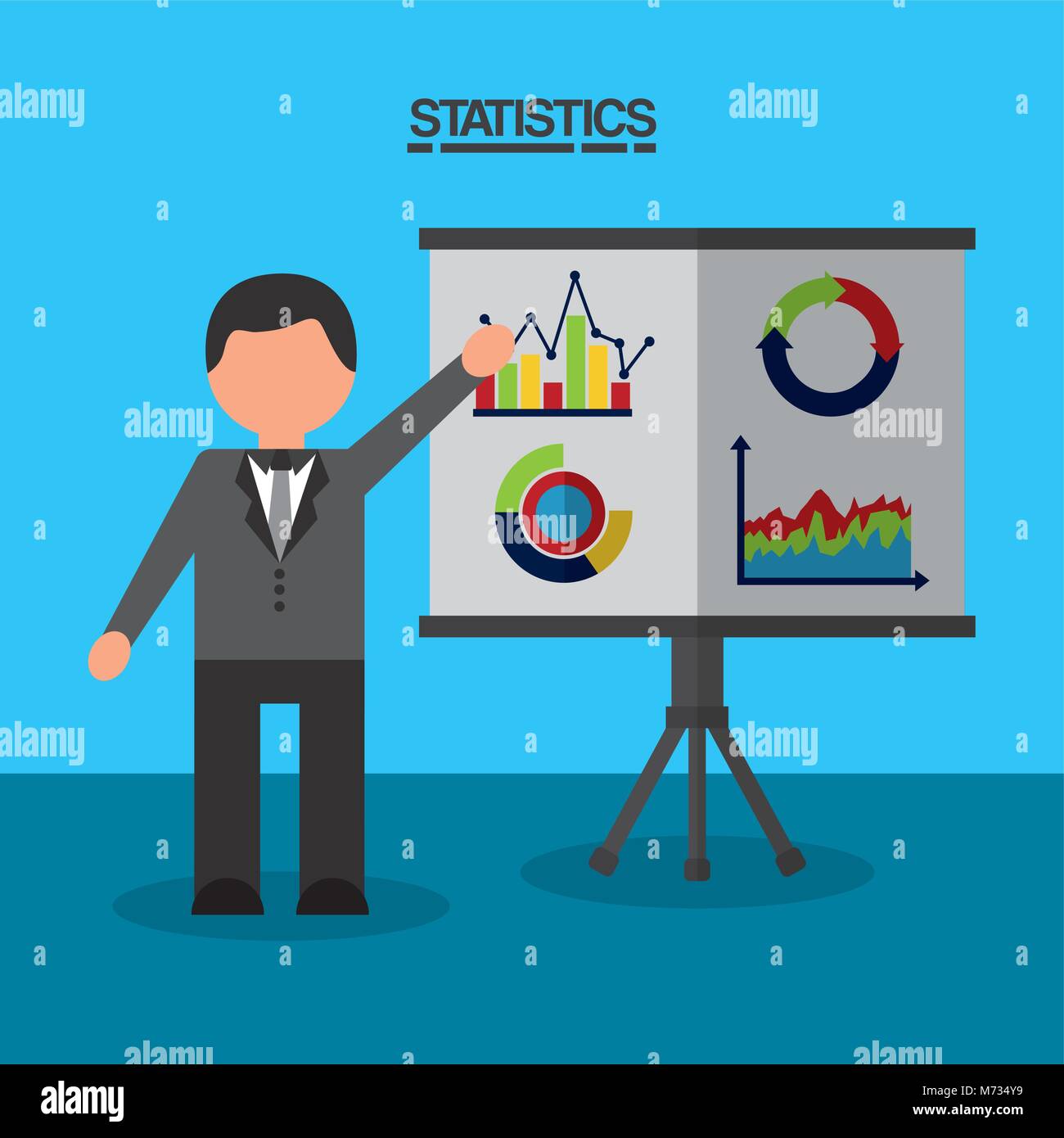 statistics data business report Stock Vector Image & Art - Alamy