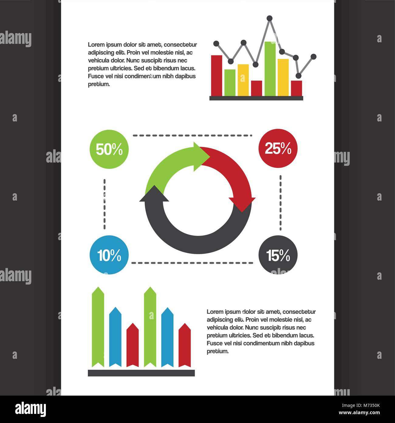 statistics data business report Stock Vector Image & Art - Alamy