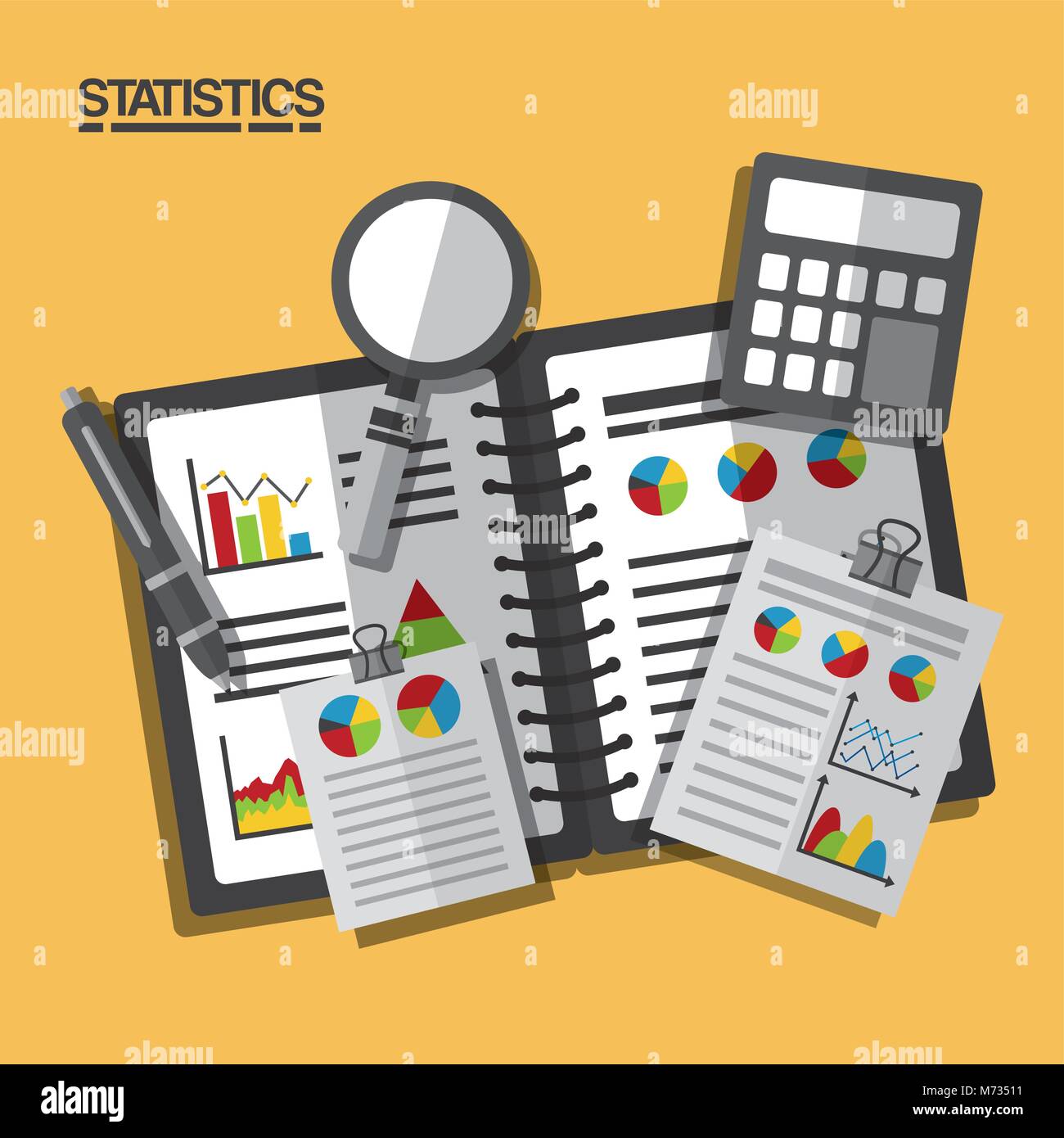 Business background chart silver Stock Vector Images - Alamy