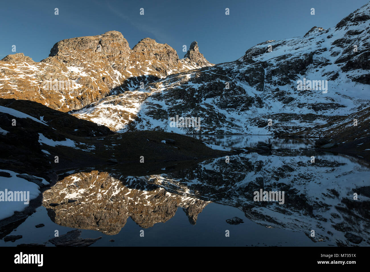 Taken on the Five Lakes hike in Swiss alps Stock Photo - Alamy