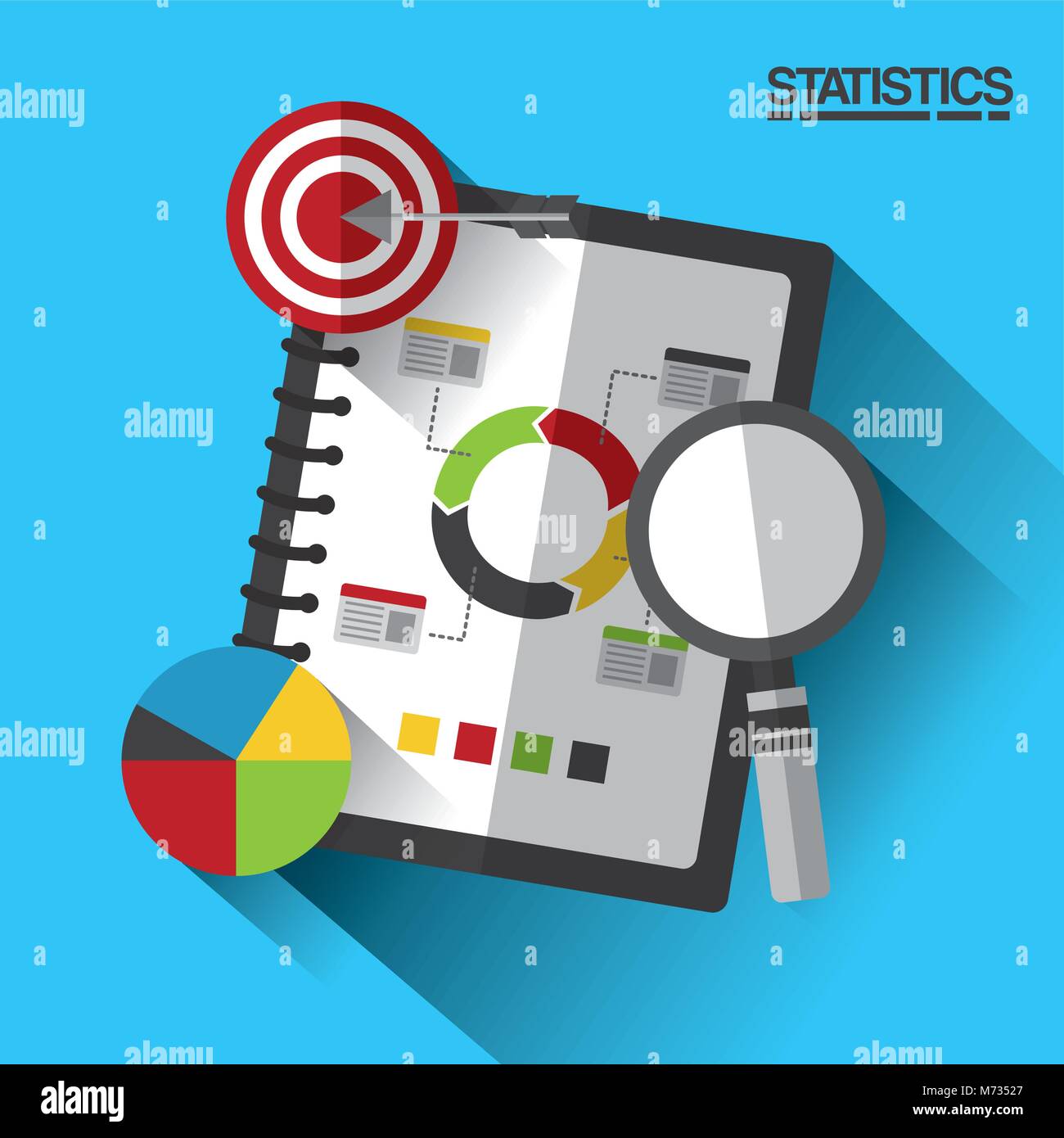 statistics data business report Stock Vector Image & Art - Alamy