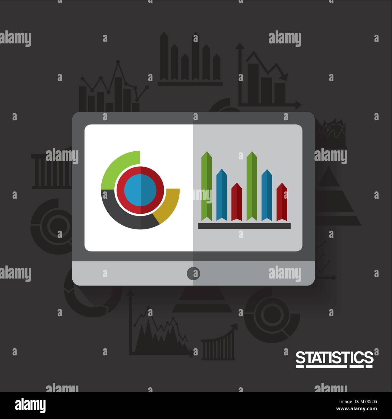 statistics data business report Stock Vector Image & Art - Alamy