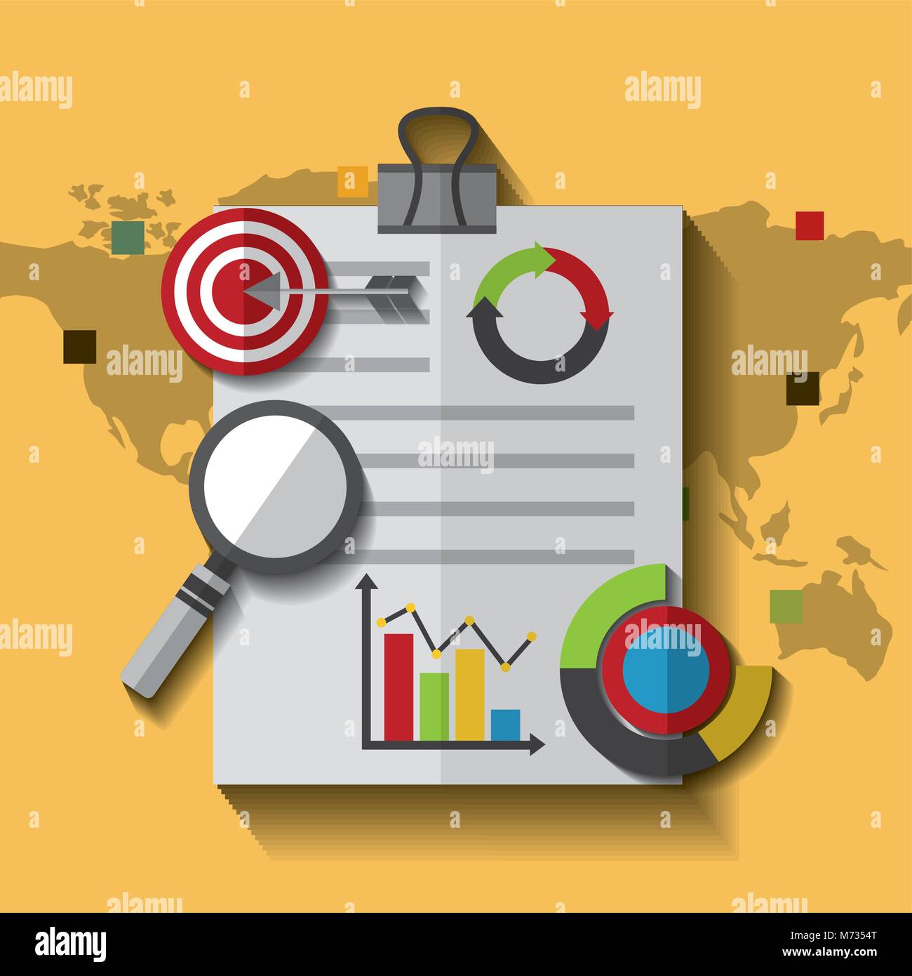 statistics data business report Stock Vector Image & Art - Alamy