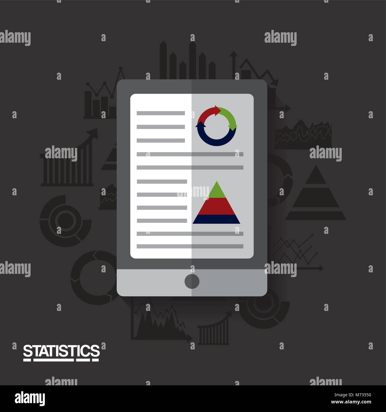 statistics data business report Stock Vector Image & Art - Alamy